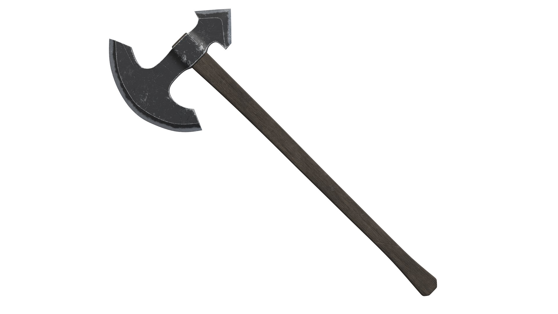 Medieval Battle Axe And Shield 3D - TurboSquid 2429226