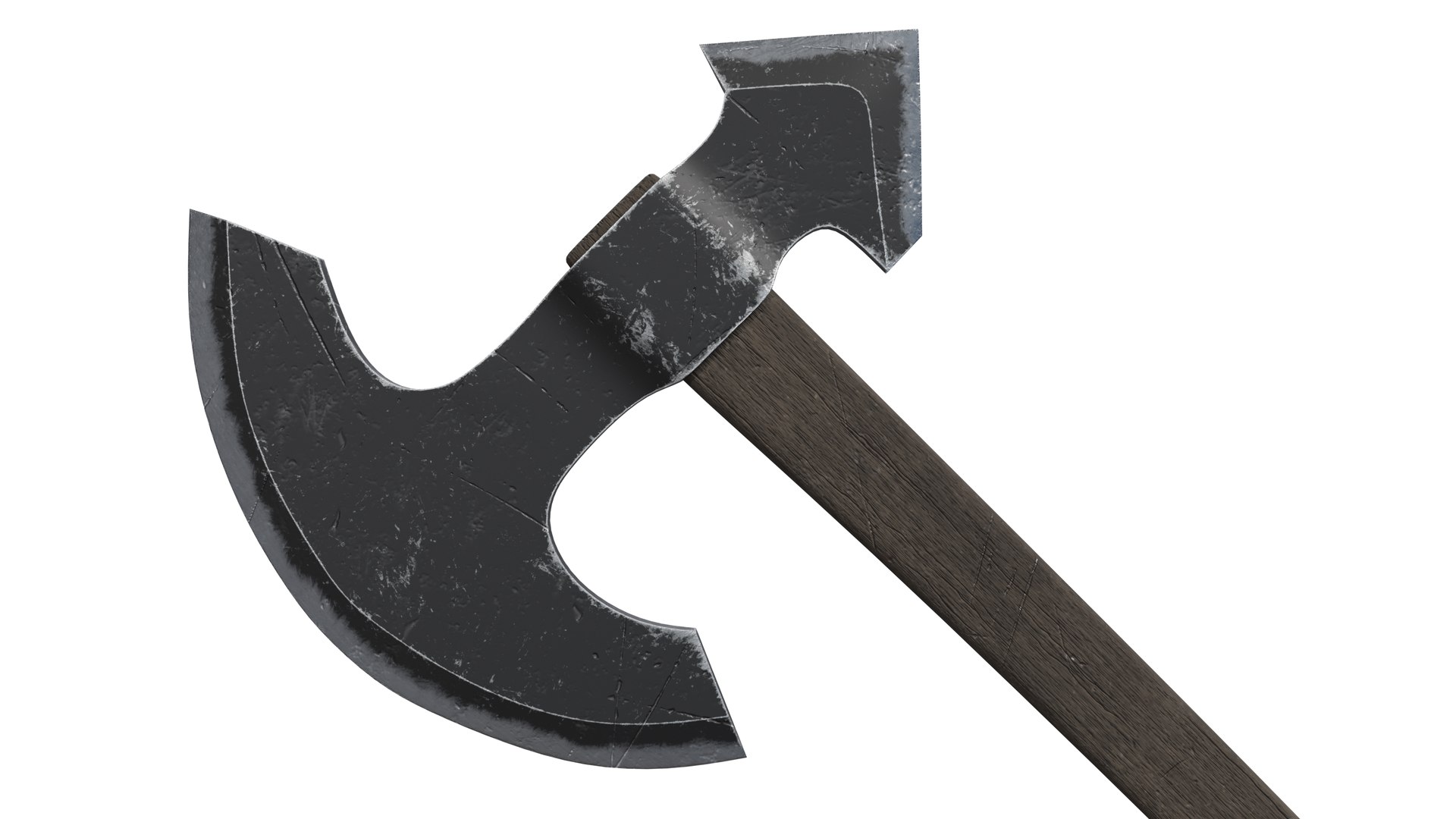 Medieval Battle Axe And Shield 3D - TurboSquid 2429226