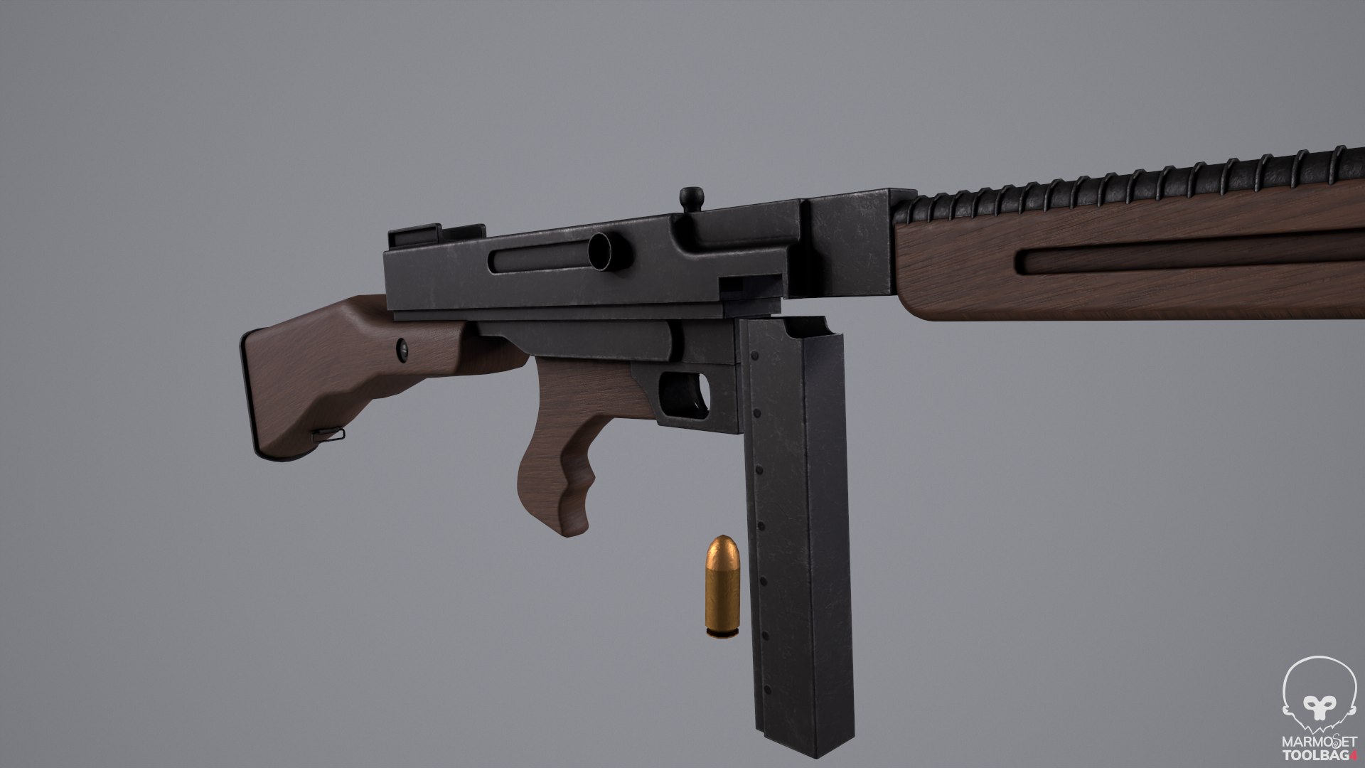 WW2 Machine gun 3D model - TurboSquid 2004875