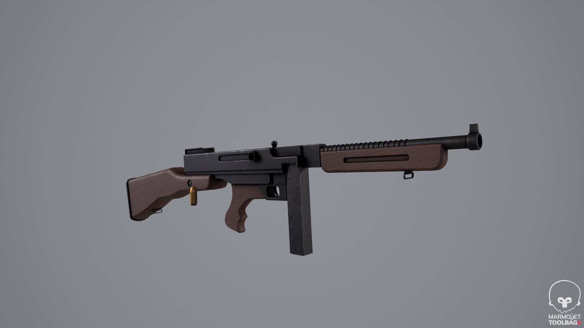 WW2 Machine gun 3D model - TurboSquid 2004875