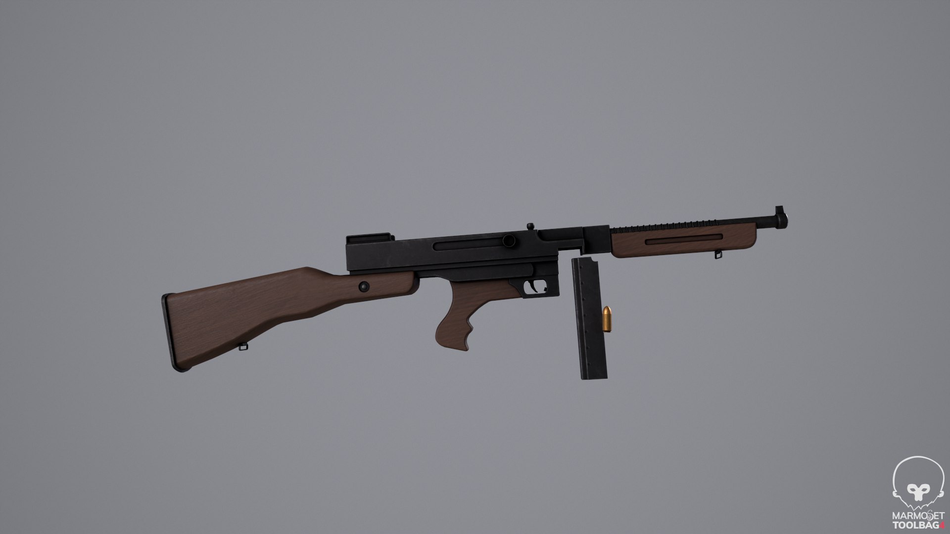 WW2 Machine gun 3D model - TurboSquid 2004875