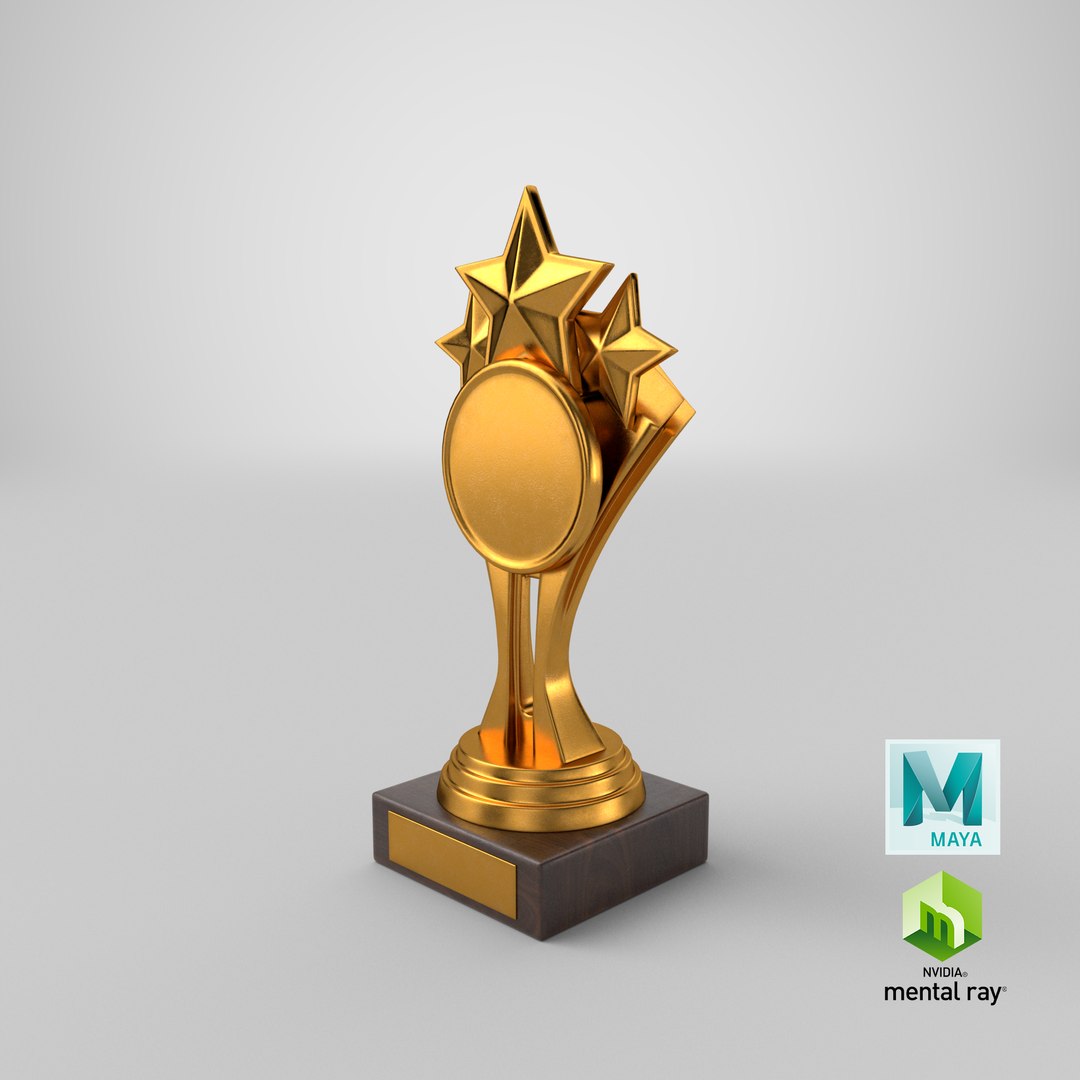 Gold Trophy 7 3D Model - TurboSquid 1415352
