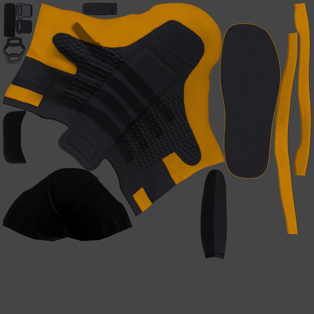 Urban Boots model - TurboSquid 2073564