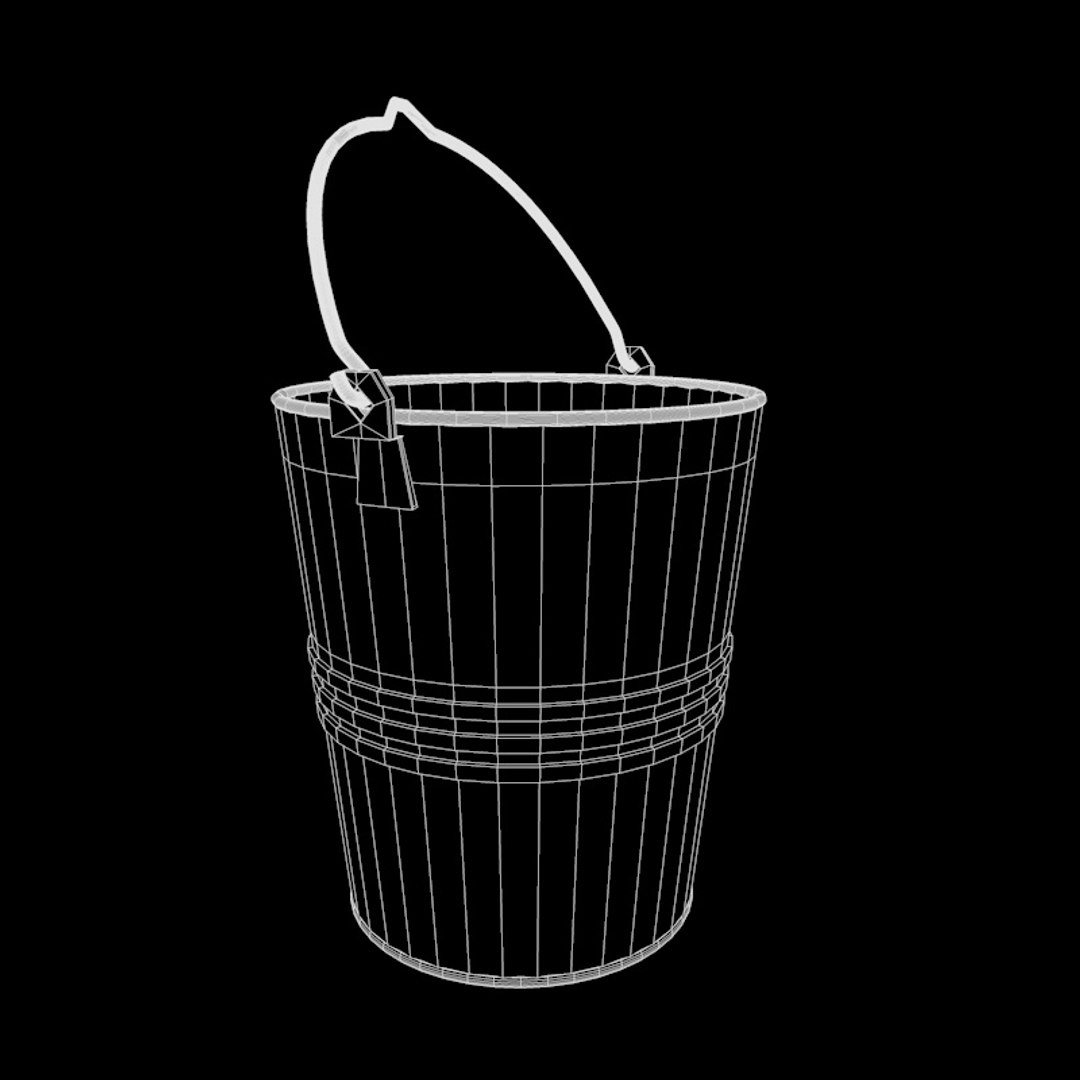 3d Bucket Water Model