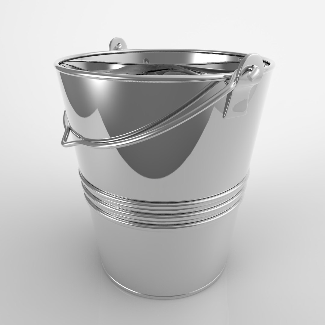 3d Bucket Water Model