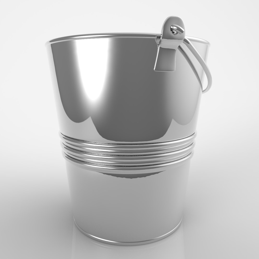 3d Bucket Water Model