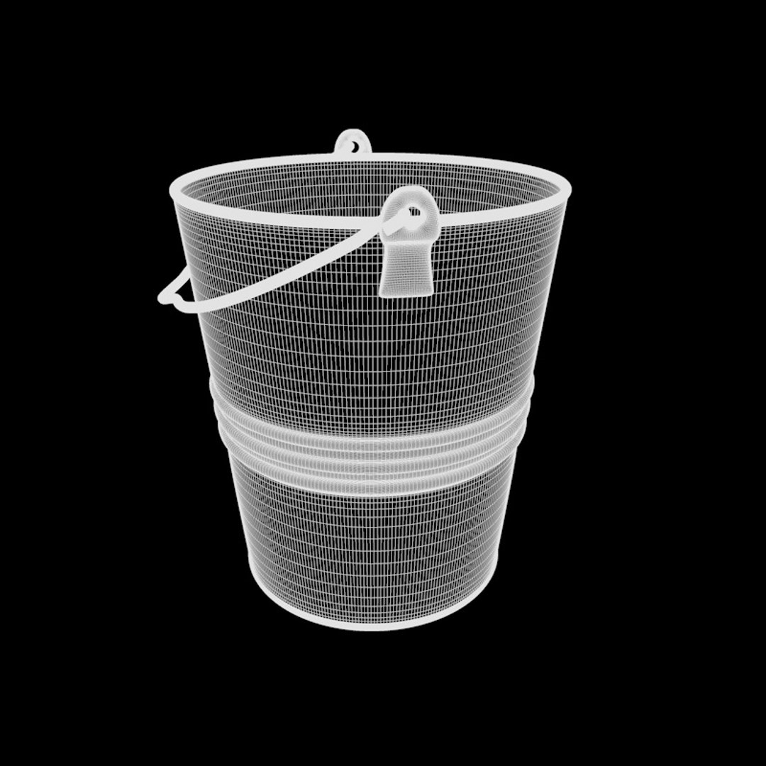 3d Bucket Water Model
