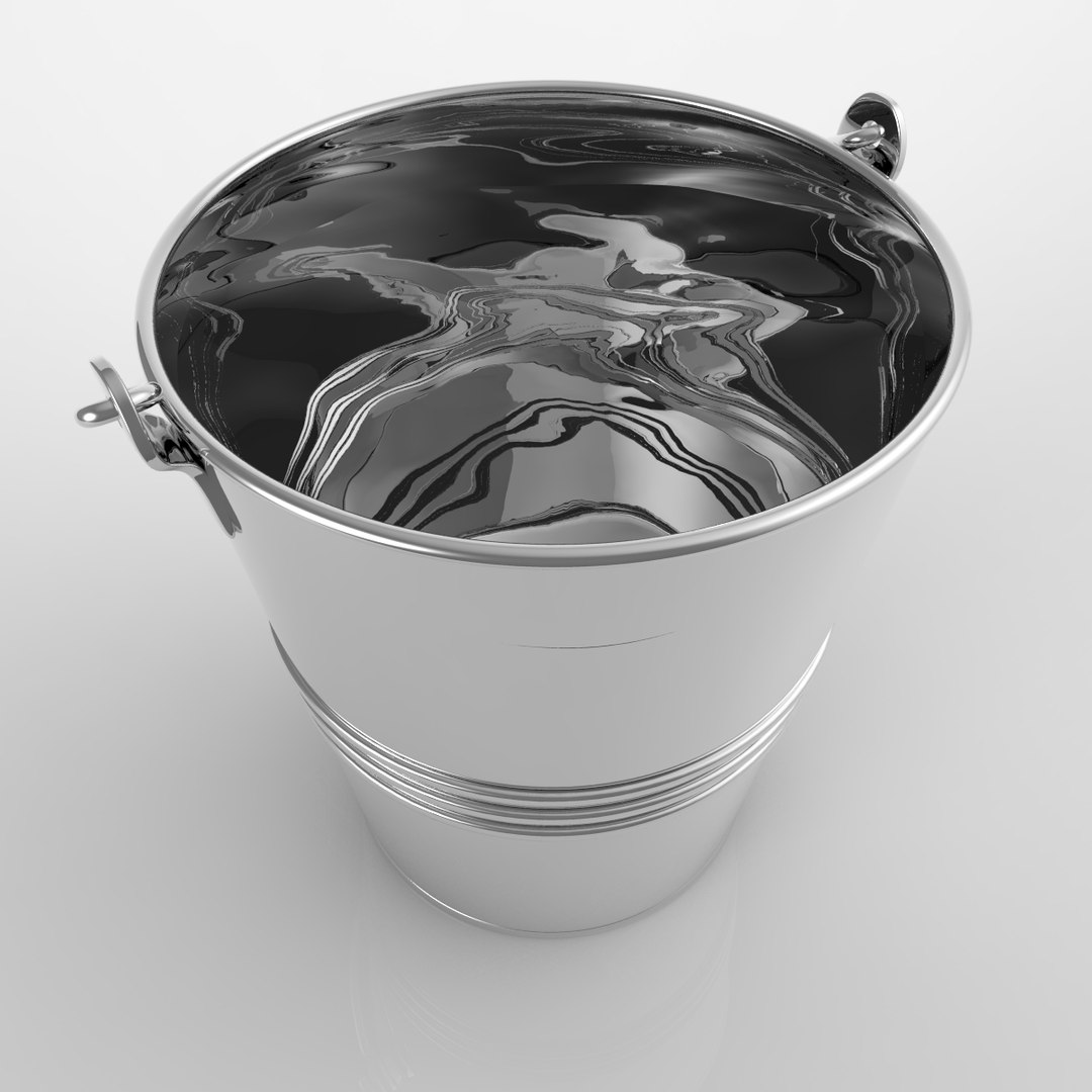 3d Bucket Water Model
