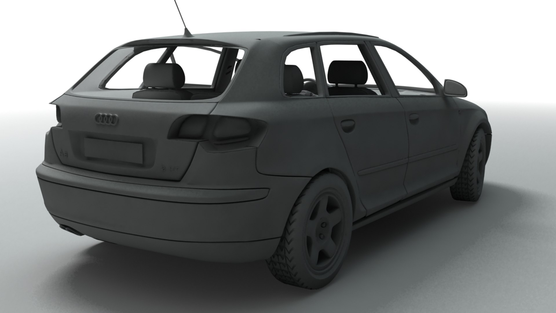 3d Audi A3 Model