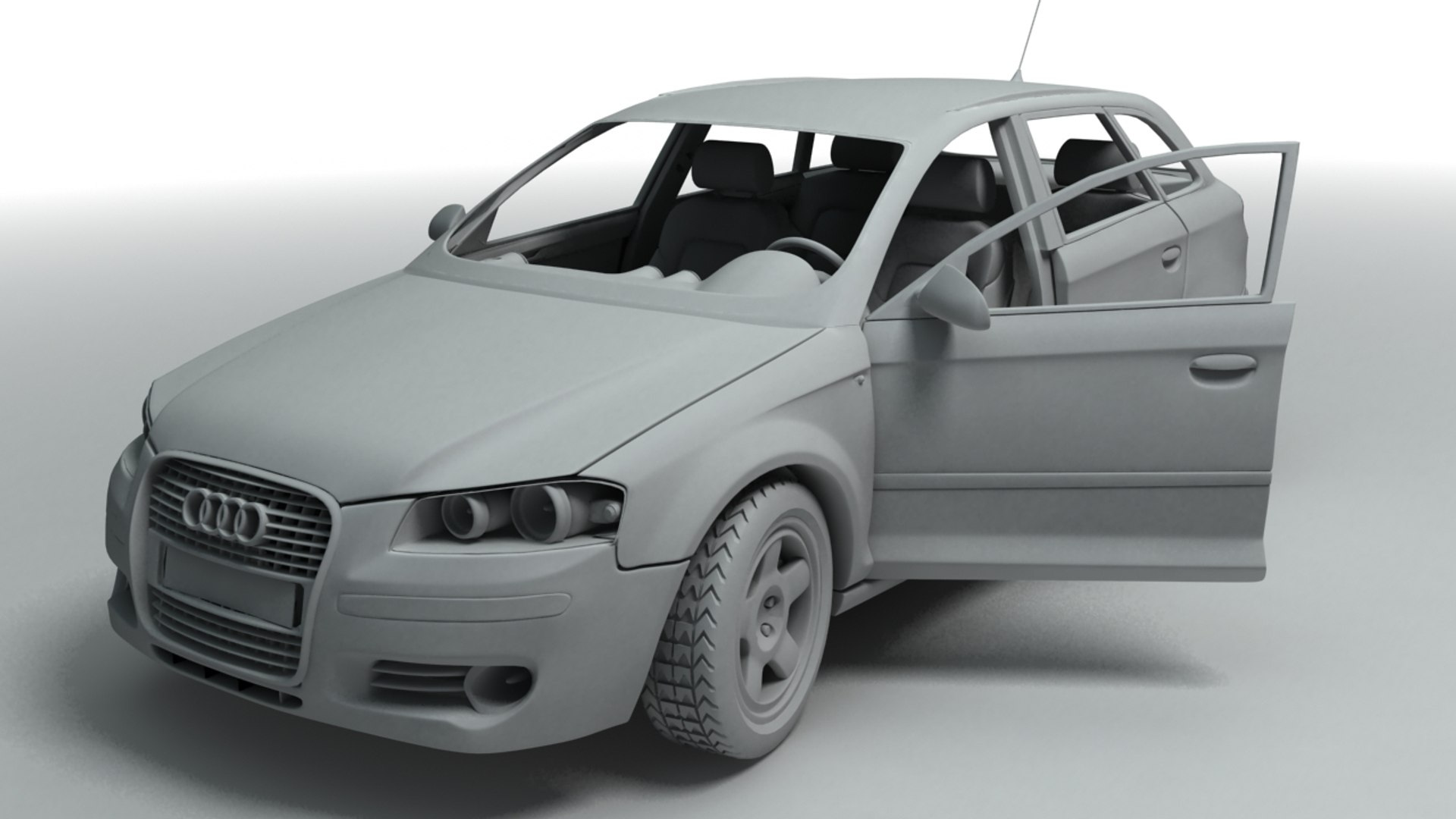 3d Audi A3 Model