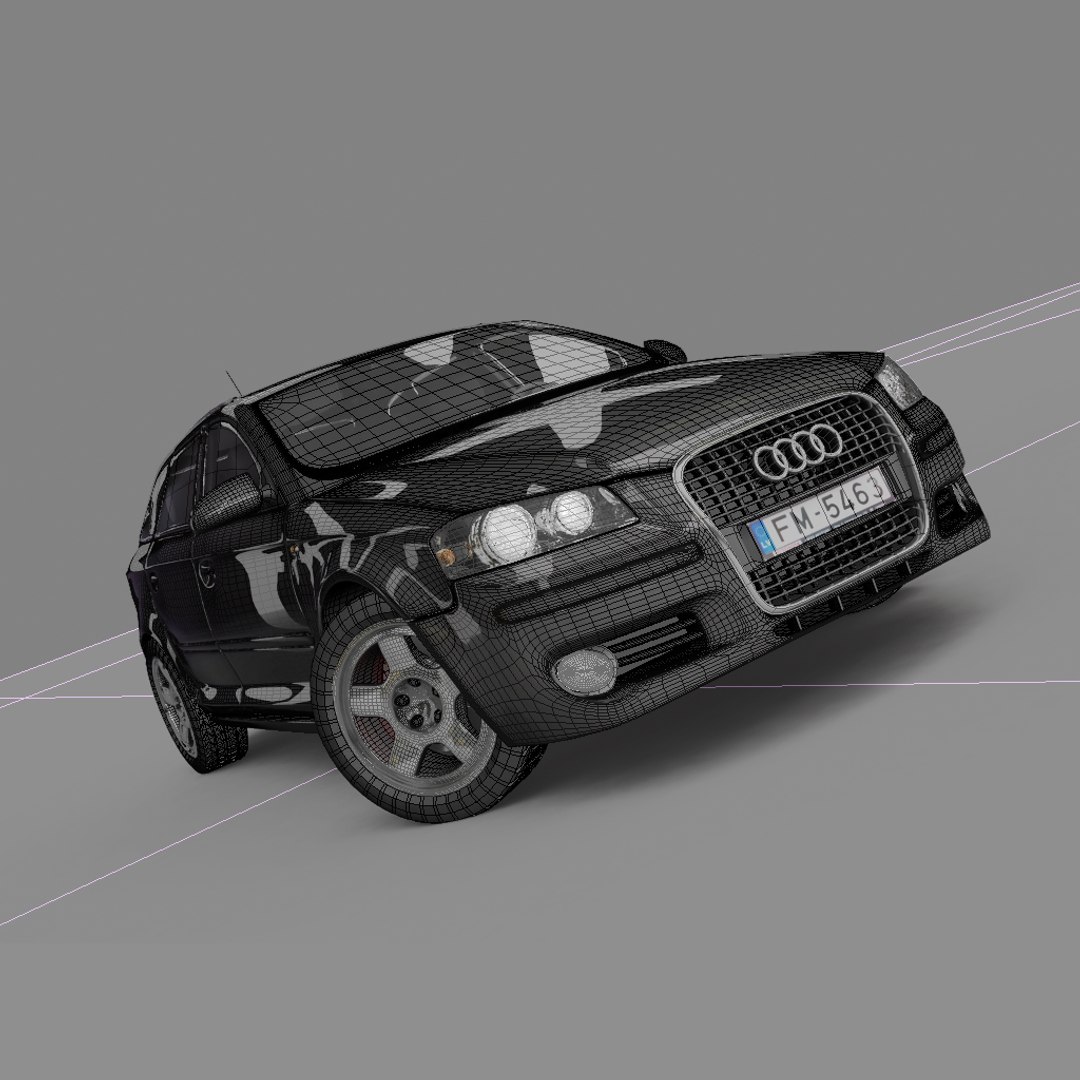 3d Audi A3 Model