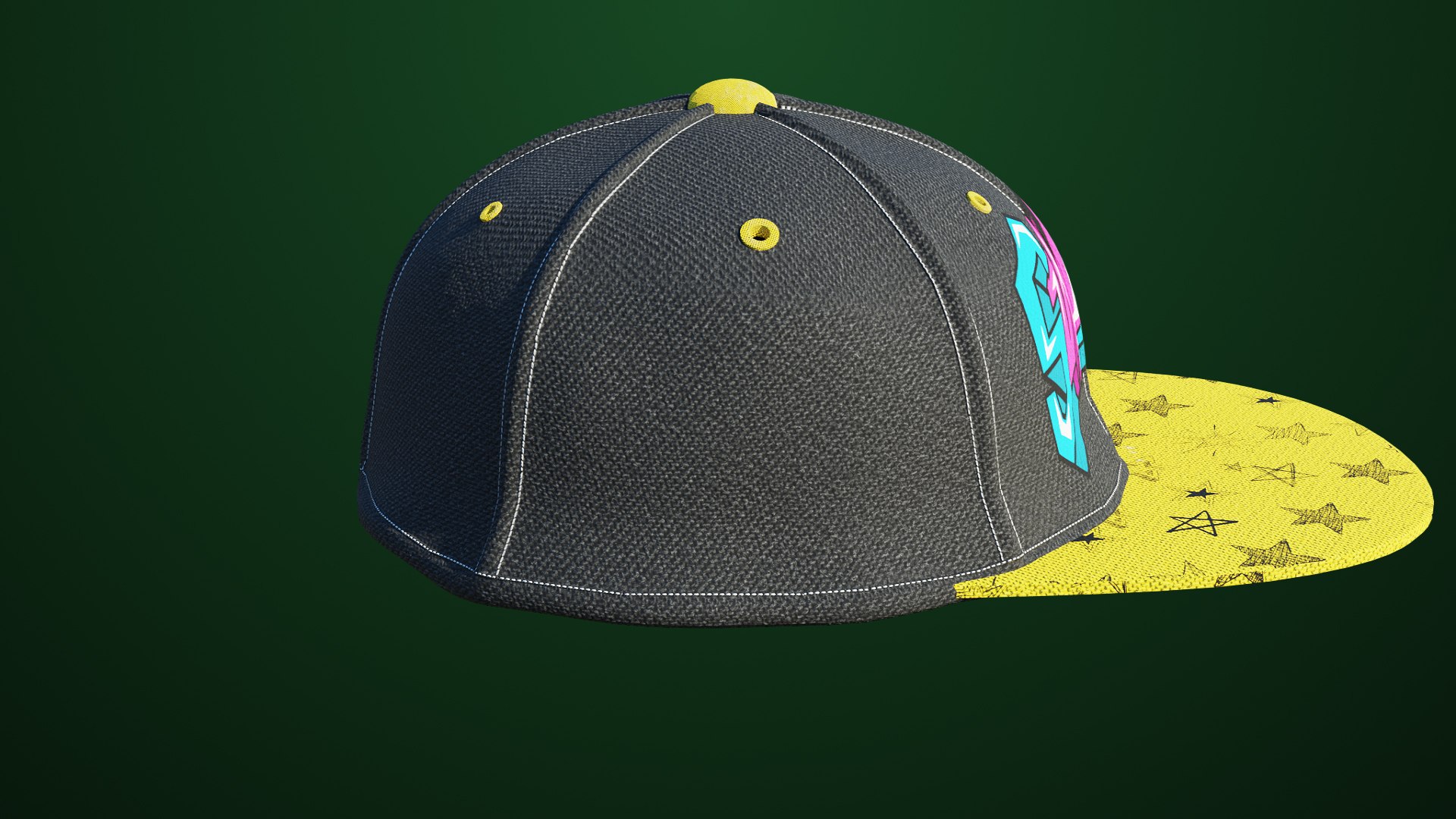 3D Model Swag Cap All PBR Unity UE Textures Included - TurboSquid 1957763