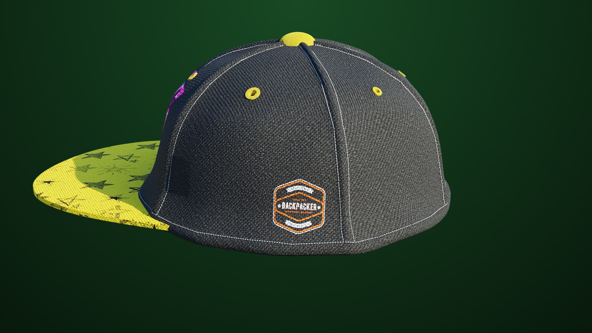 3D Model Swag Cap All PBR Unity UE Textures Included - TurboSquid 1957763