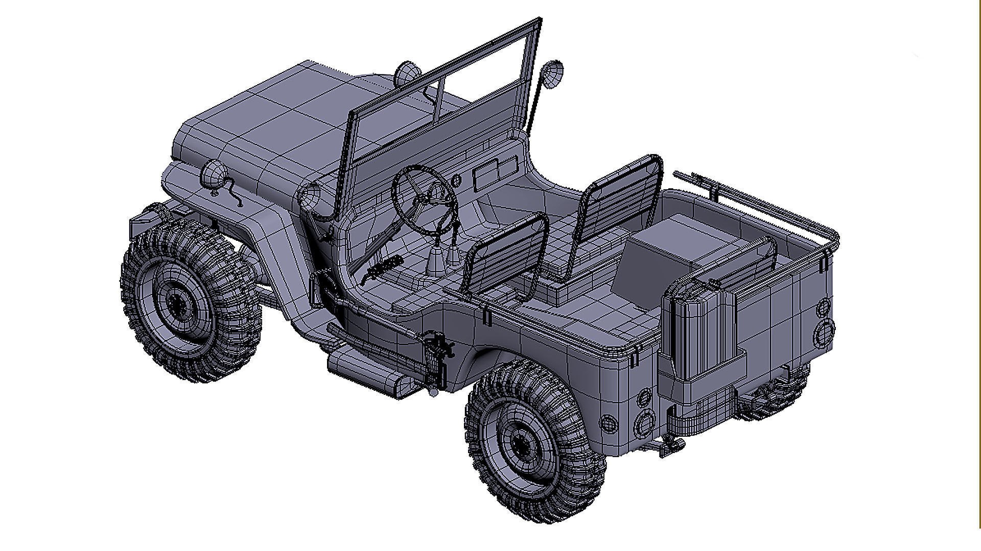 3D army truck and army jeep model - TurboSquid 2020089