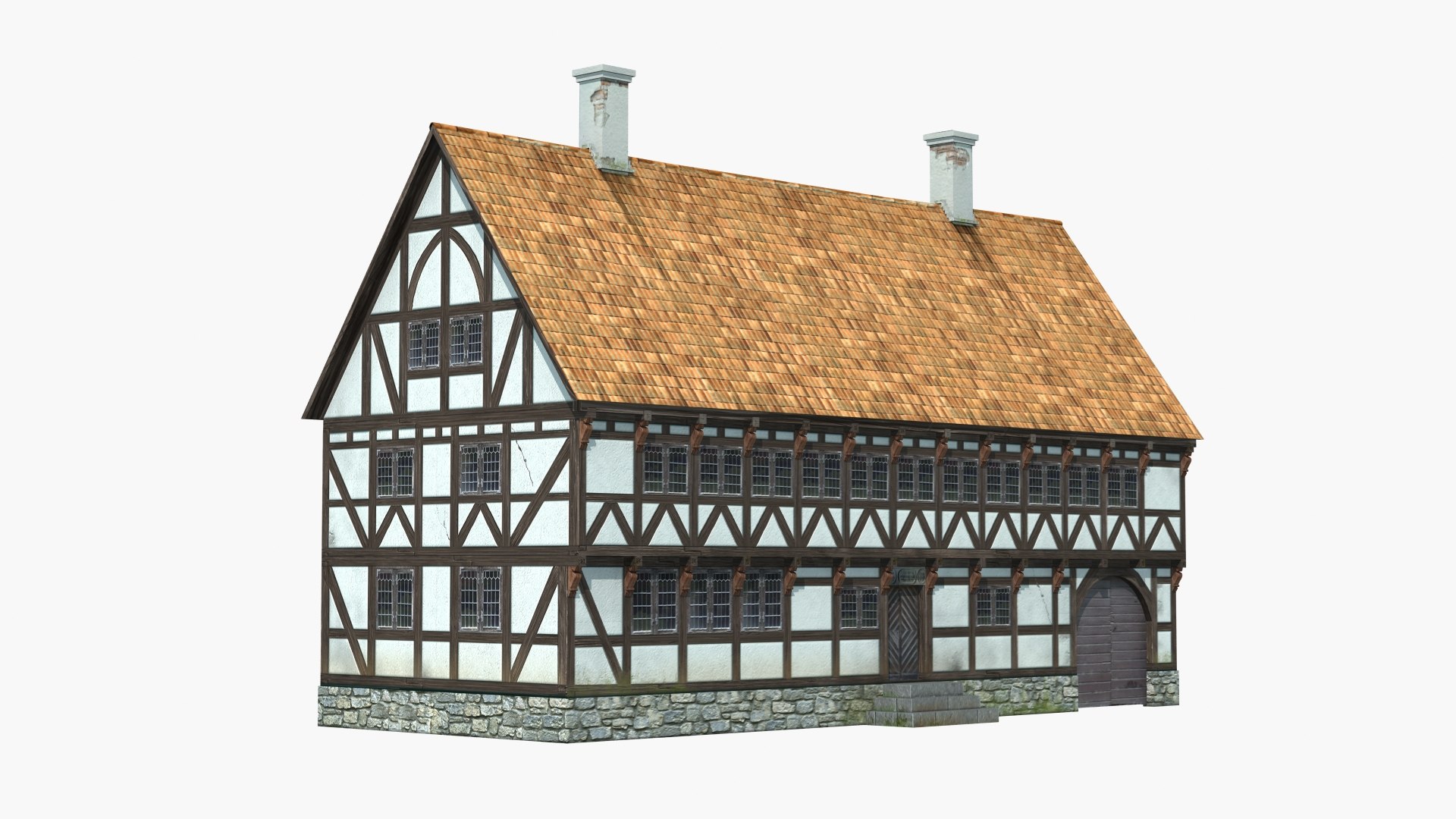 3D Model House 17th Century - TurboSquid 2057454