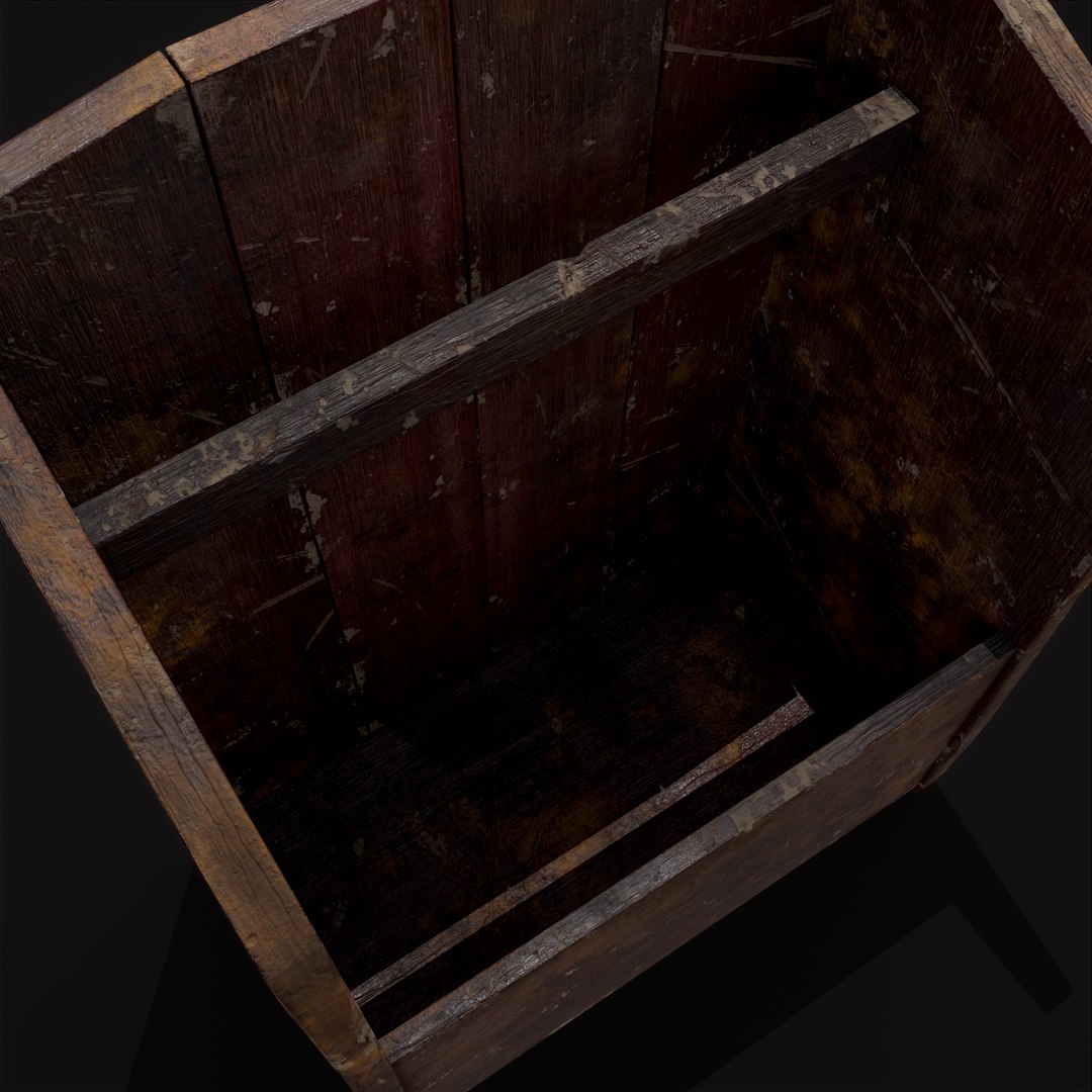 Medieval Counter Top Dishes Rack 3D - TurboSquid 1937653