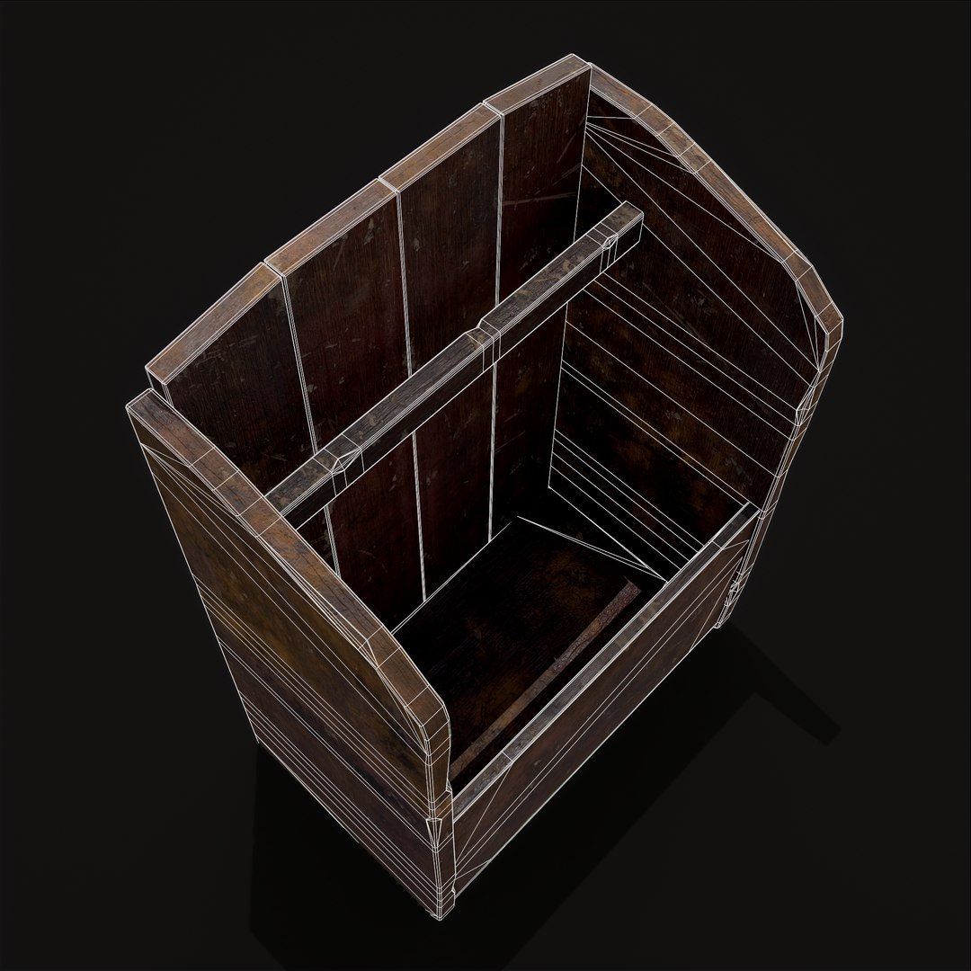 Medieval Counter Top Dishes Rack 3D - TurboSquid 1937653