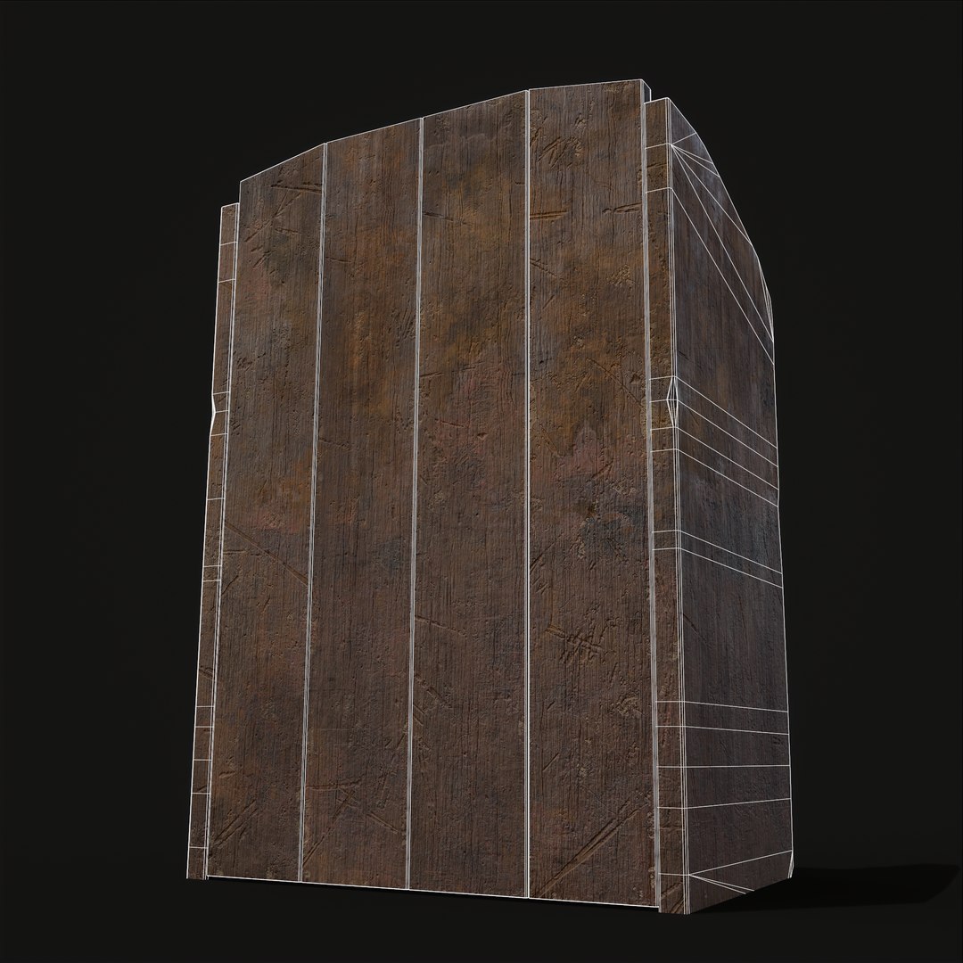 Medieval Counter Top Dishes Rack 3D - TurboSquid 1937653