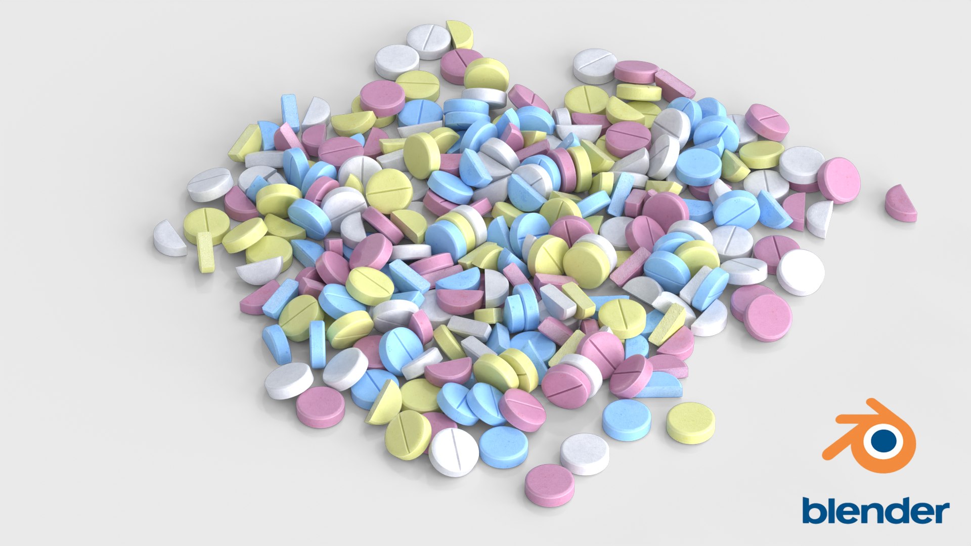 Medication Pill Set 3D Model - TurboSquid 2271714