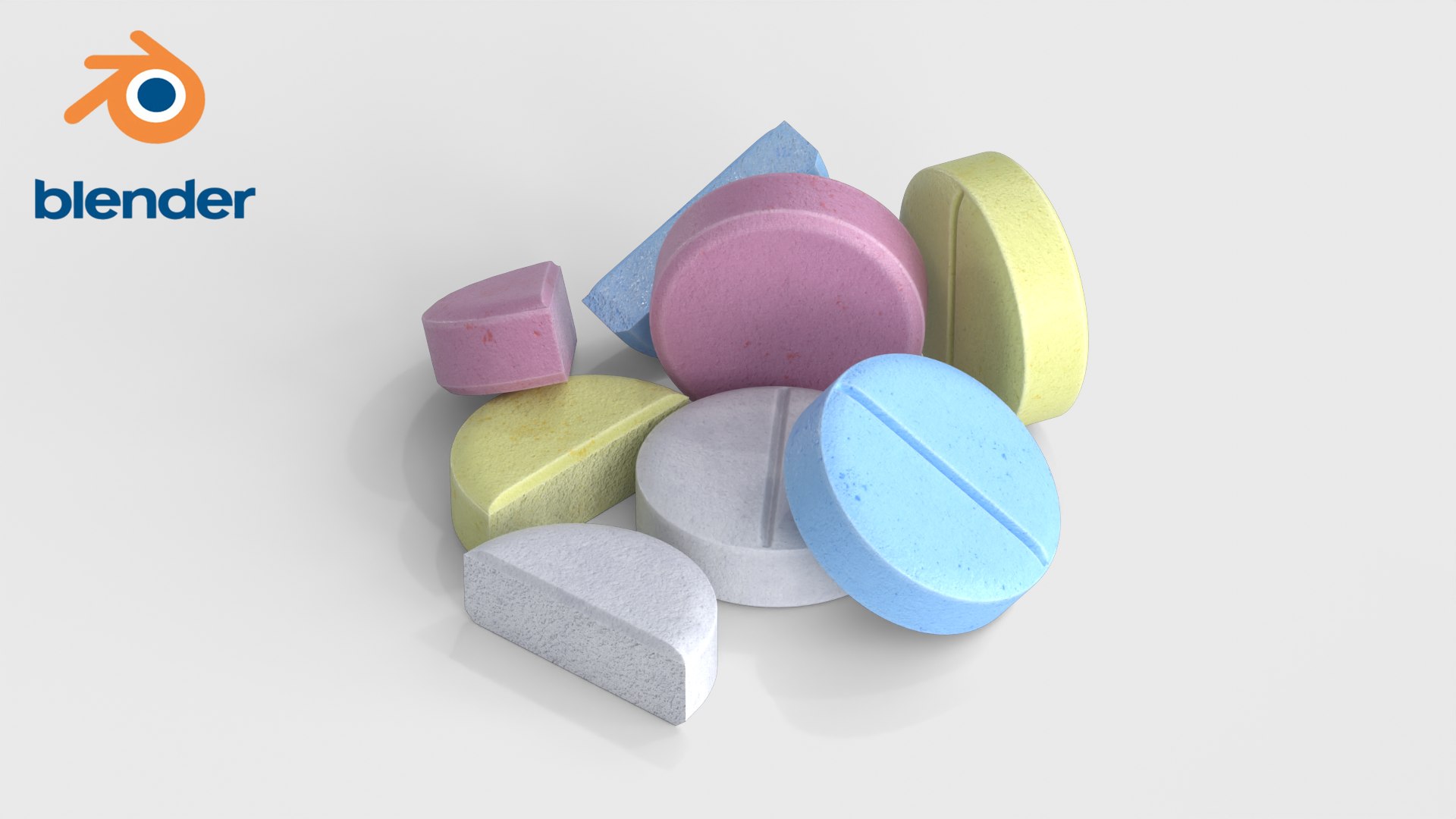 Medication Pill Set 3D Model - TurboSquid 2271714