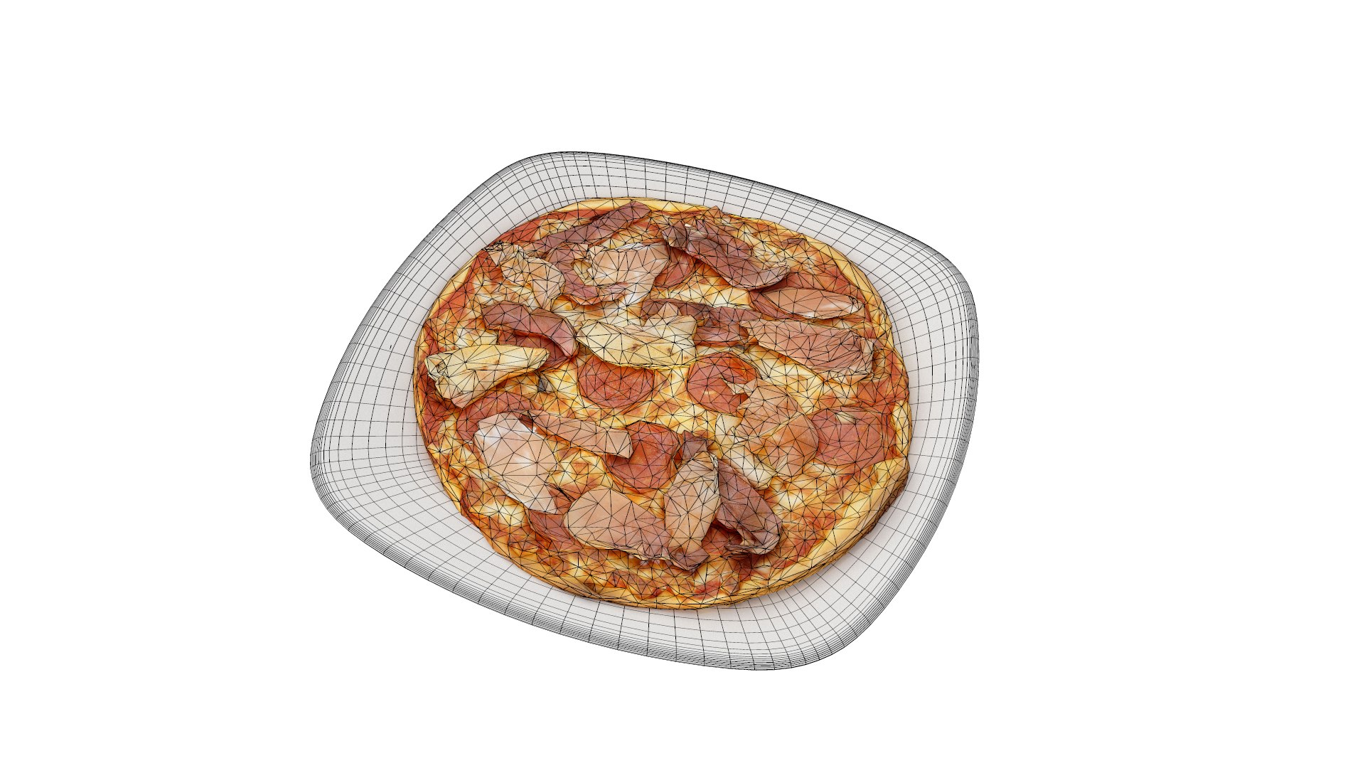 3D pizza vr ar - TurboSquid 1711982