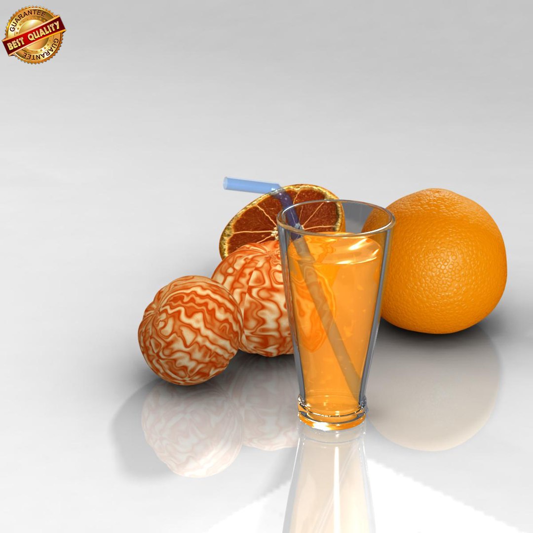 3d Orange Pulp