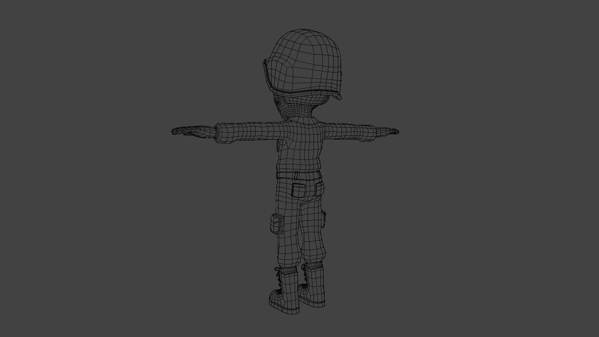 3D Army Character From Toon Apocalypse Character Set Low-poly 3D Model ...