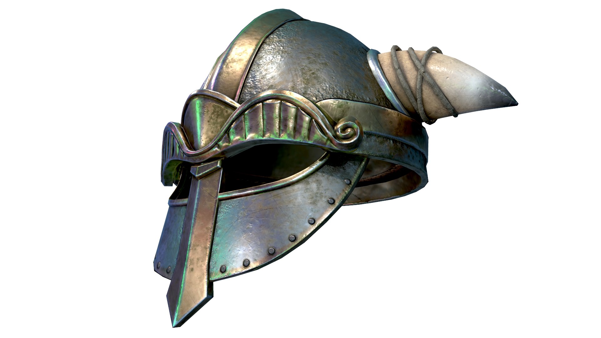 Helmet Axe Shield 3D Model - TurboSquid 1463830