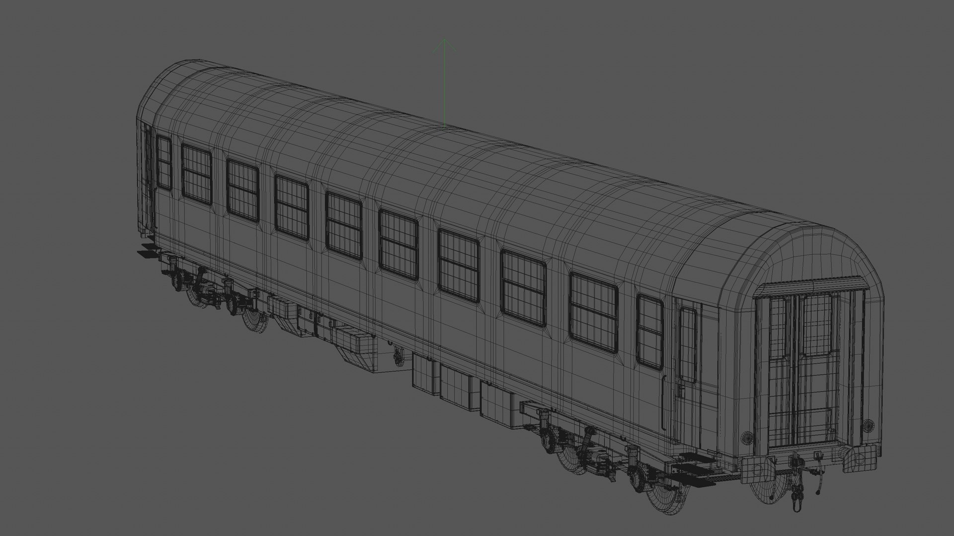 Passenger Train Car 3D Model - TurboSquid 1430574