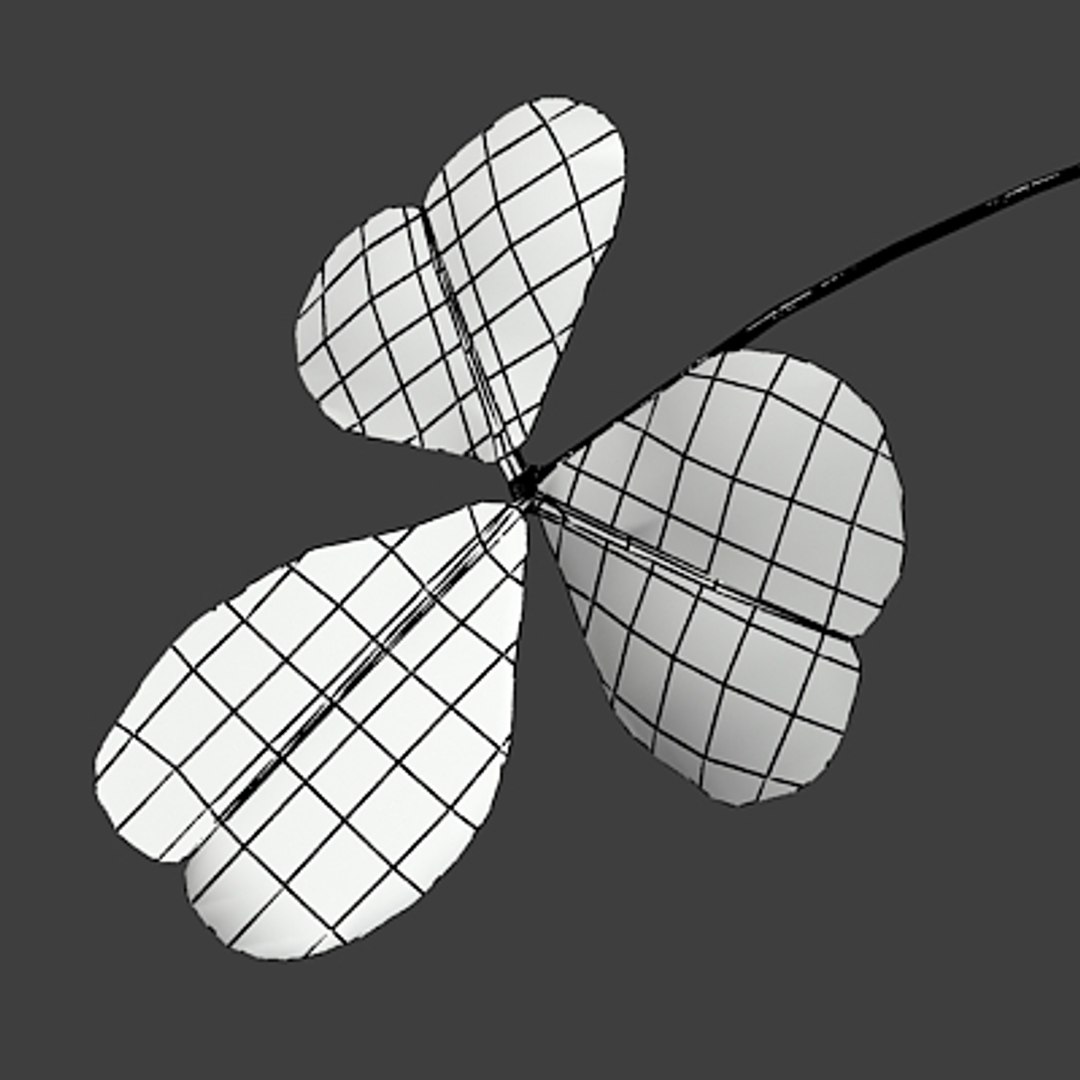 3d Model Shamrock Saint Patrick