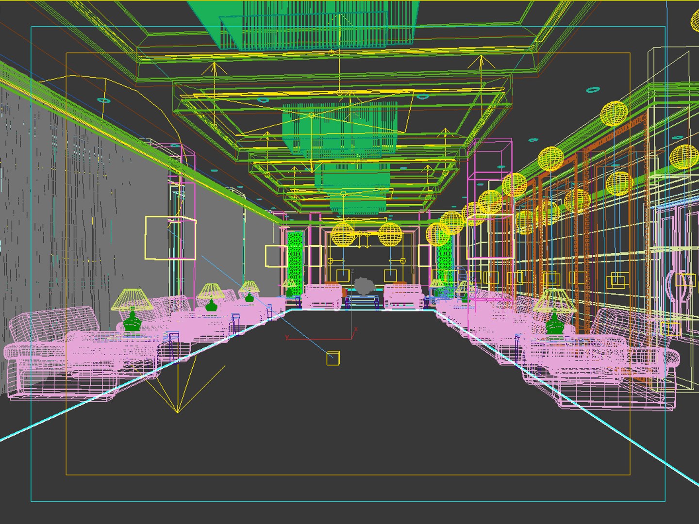 Lobby Model - TurboSquid 1335354