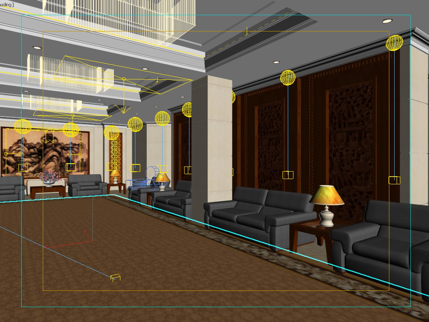 Lobby Model - TurboSquid 1335354
