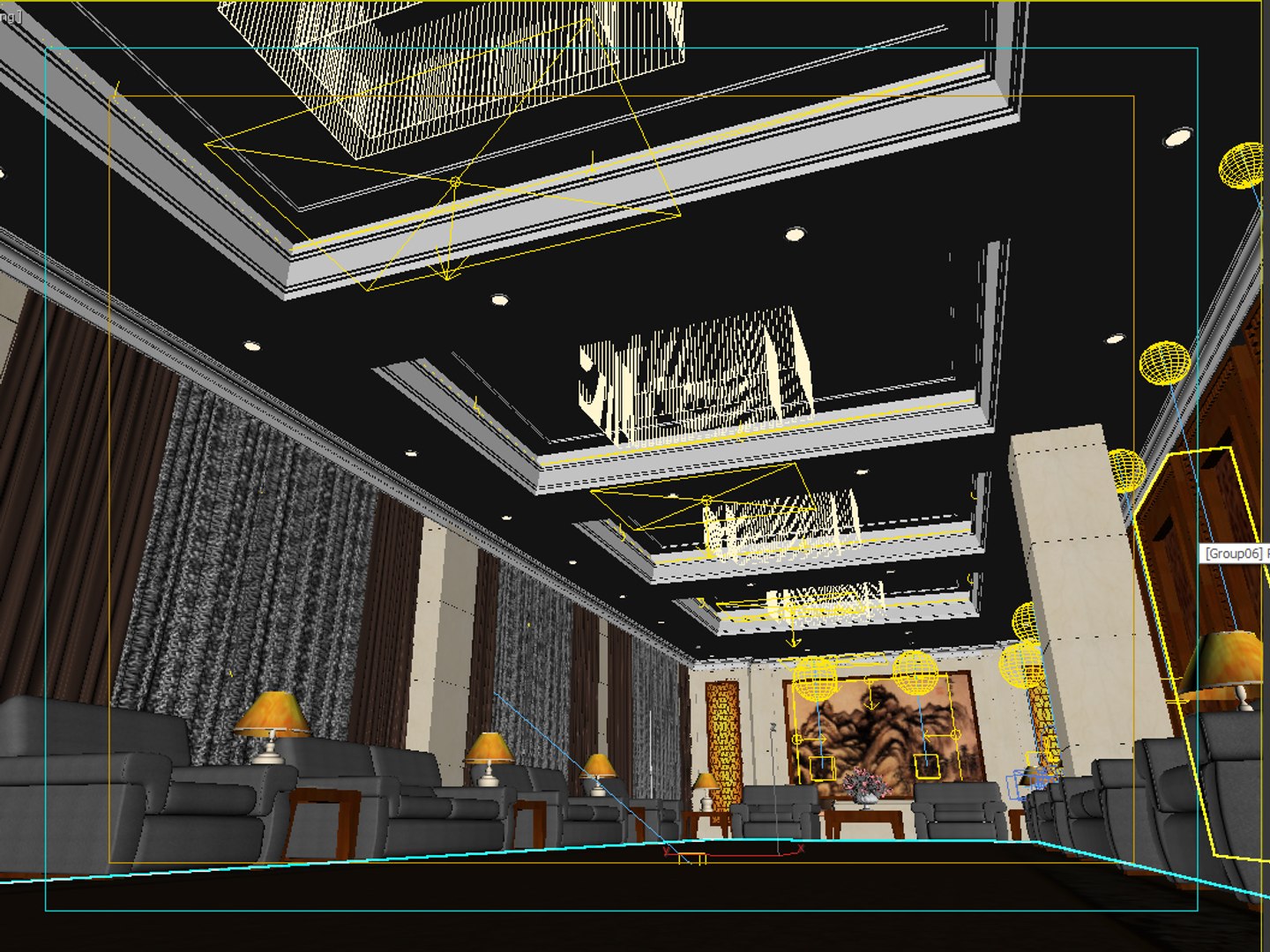 Lobby Model - TurboSquid 1335354