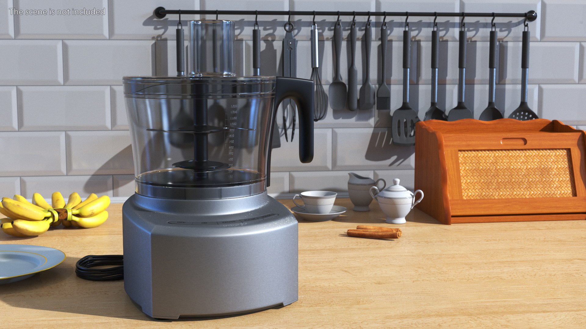 Electric Food Processor 3D model - TurboSquid 2134063