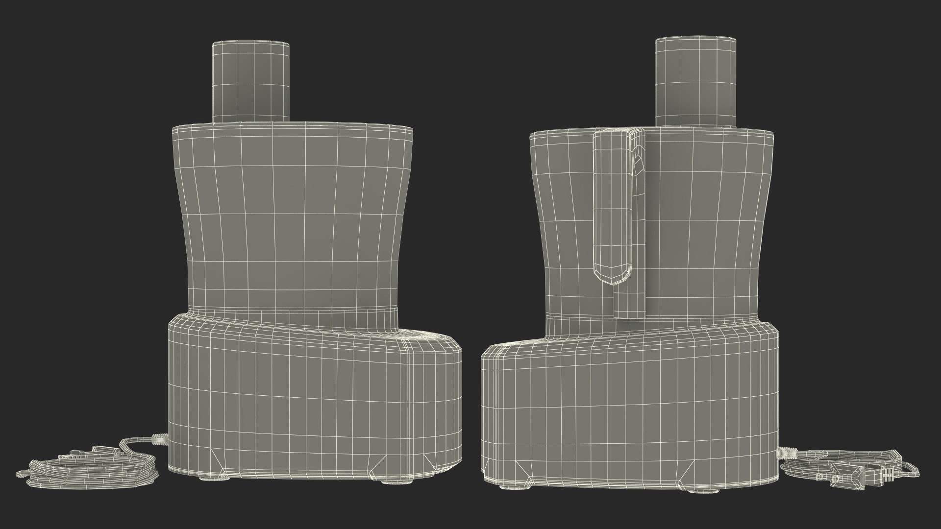 Electric Food Processor 3D model - TurboSquid 2134063
