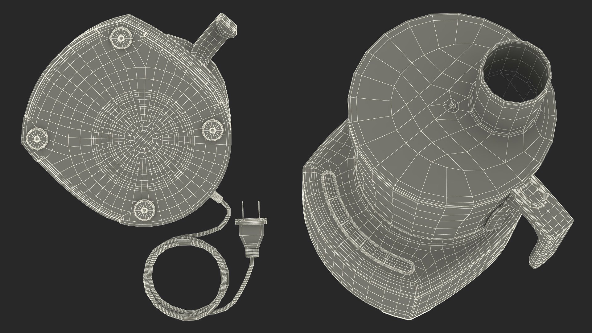Electric Food Processor 3D model - TurboSquid 2134063