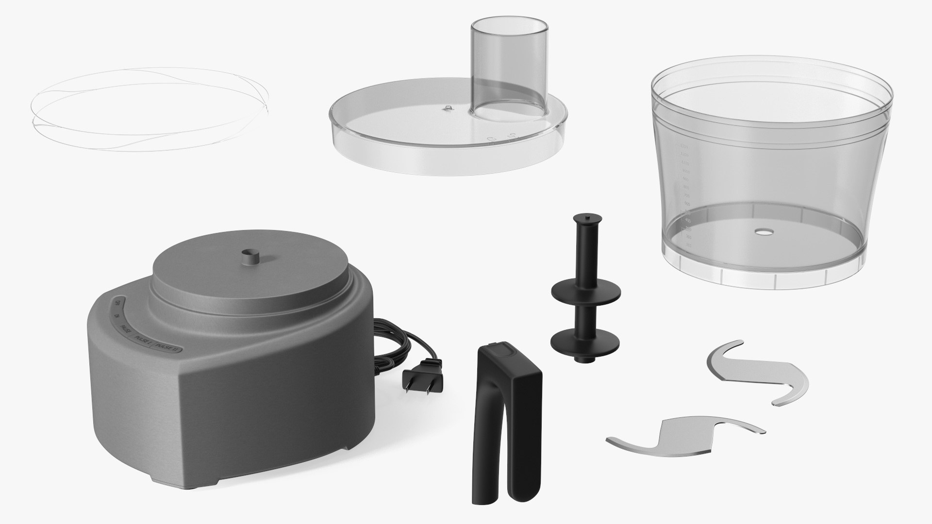 Electric Food Processor 3D model - TurboSquid 2134063