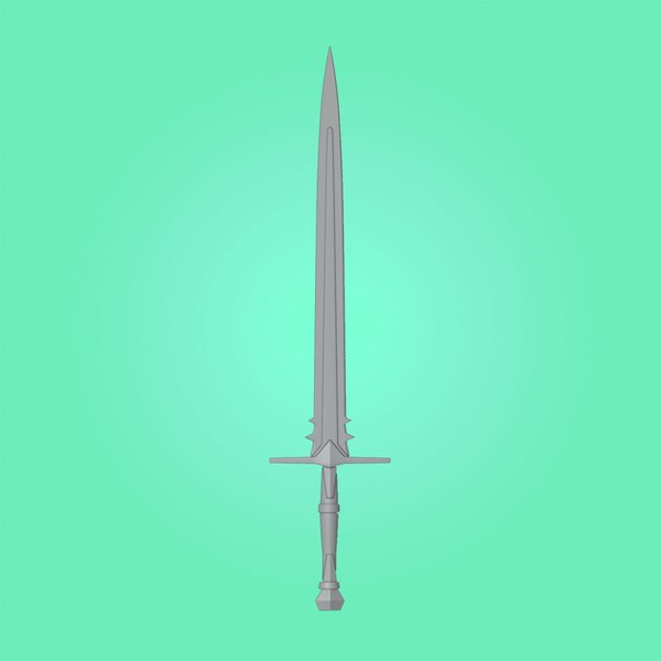 High Res Dark Sword 3D model - TurboSquid 1970961