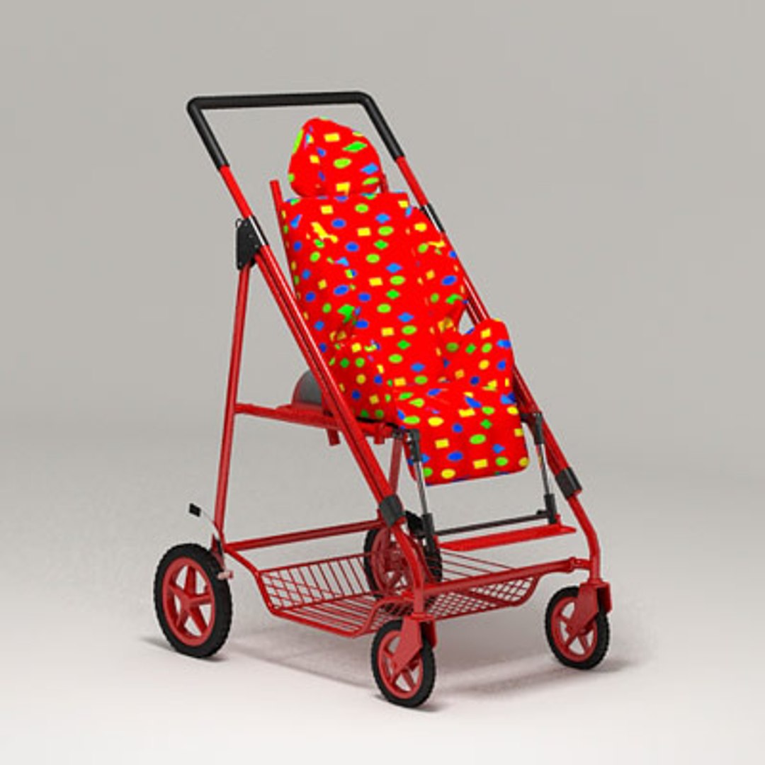 Stroller Pram 3d Model