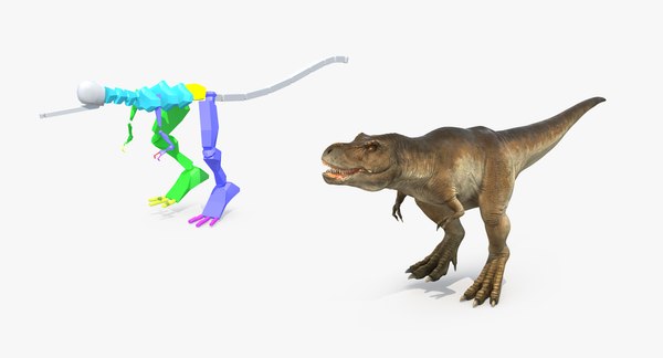 Dinosaurs rigged 3D - TurboSquid 1182812
