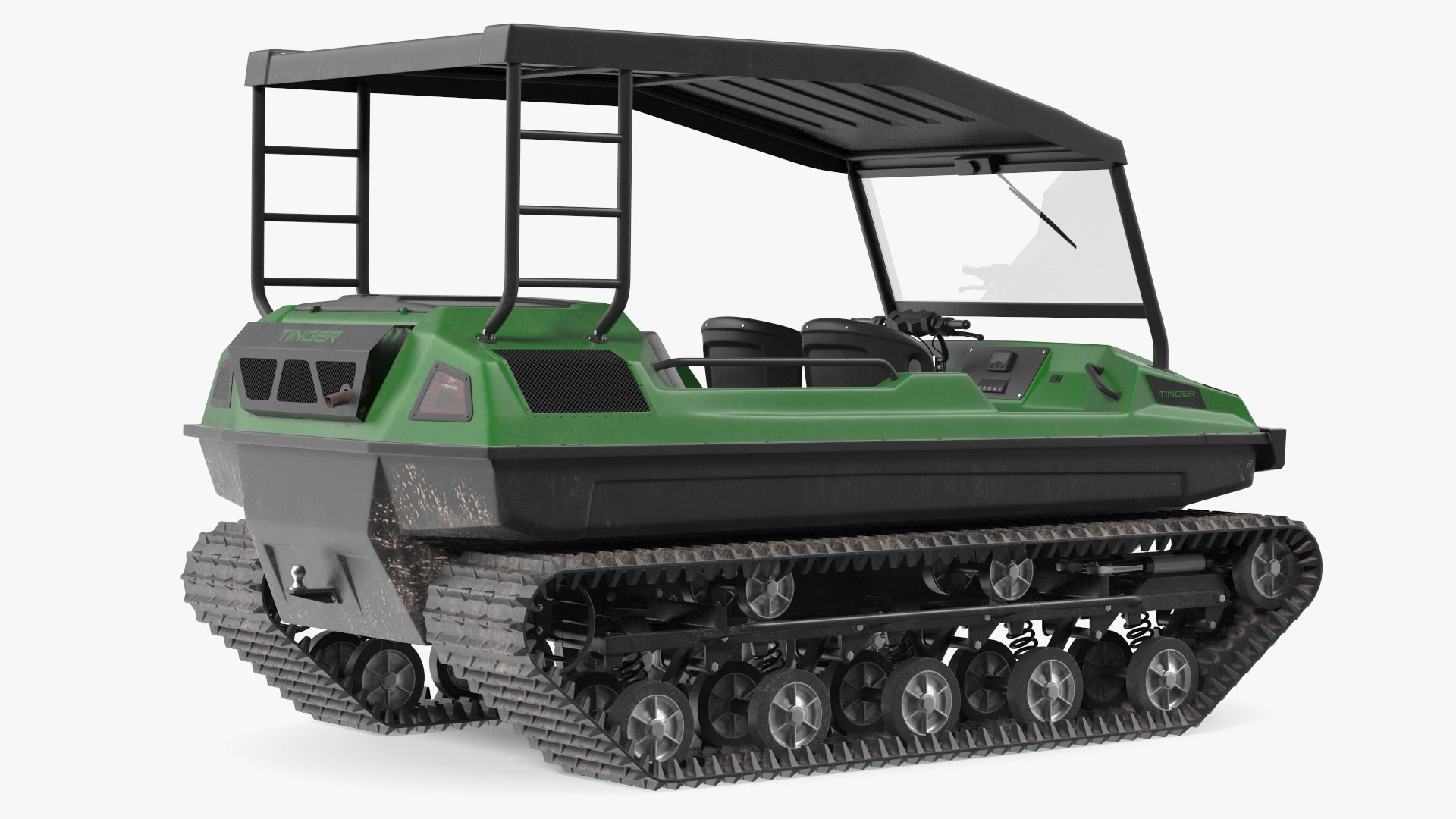 3D model ATV Tinger Track Dirty - TurboSquid 2003141
