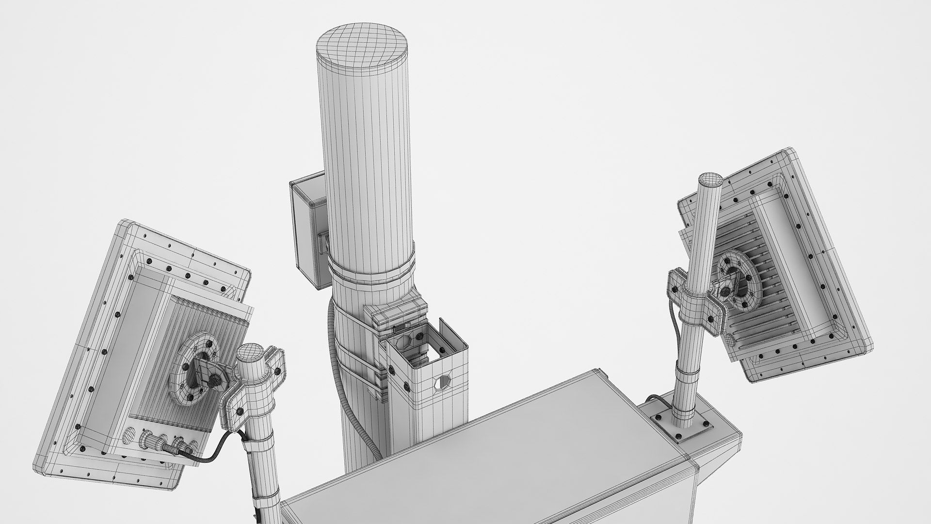 3D cctv police street model - TurboSquid 1696550