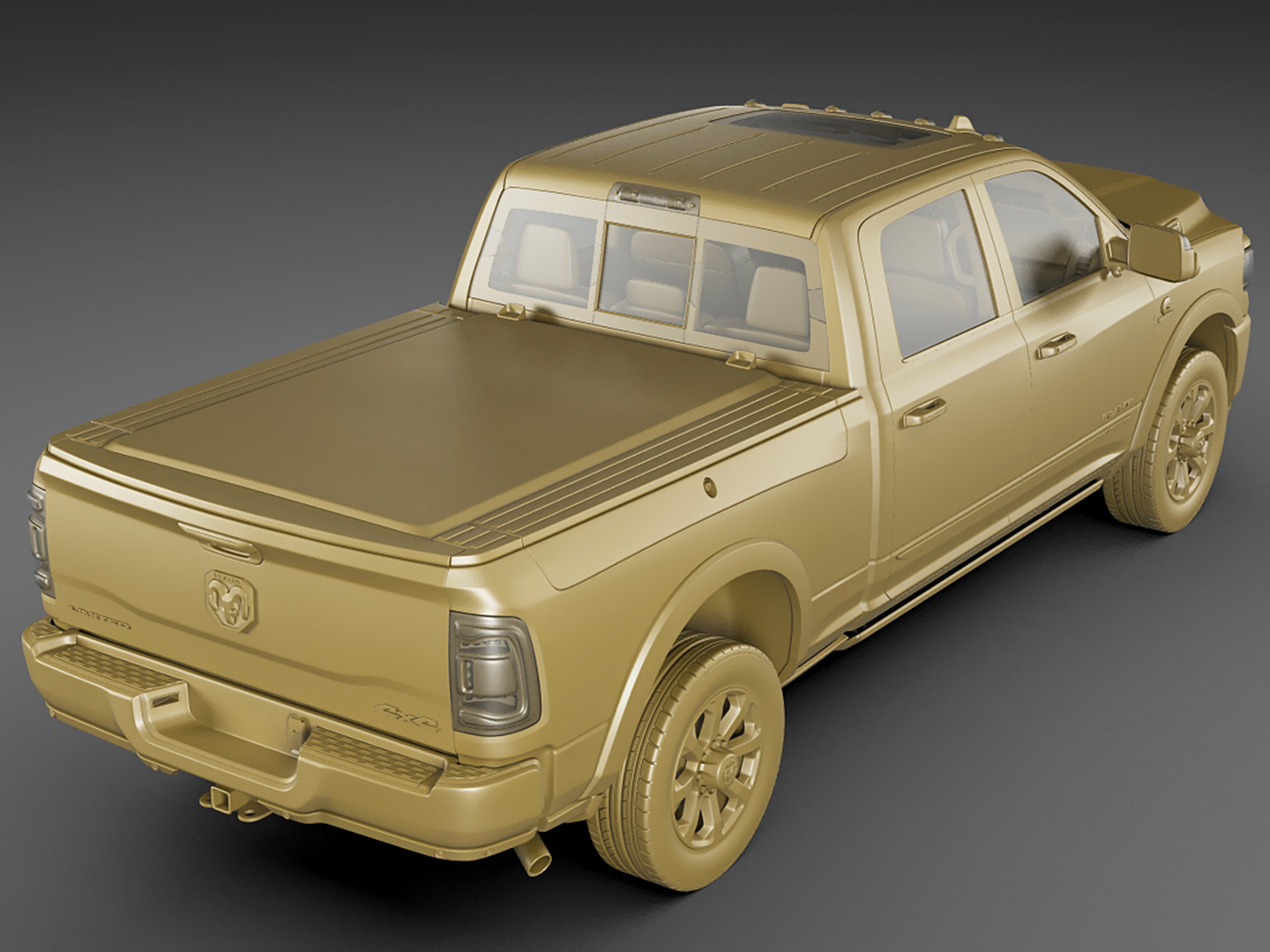 modelo 3d Ram 2500 HD Limited 2019 - TurboSquid 1412893