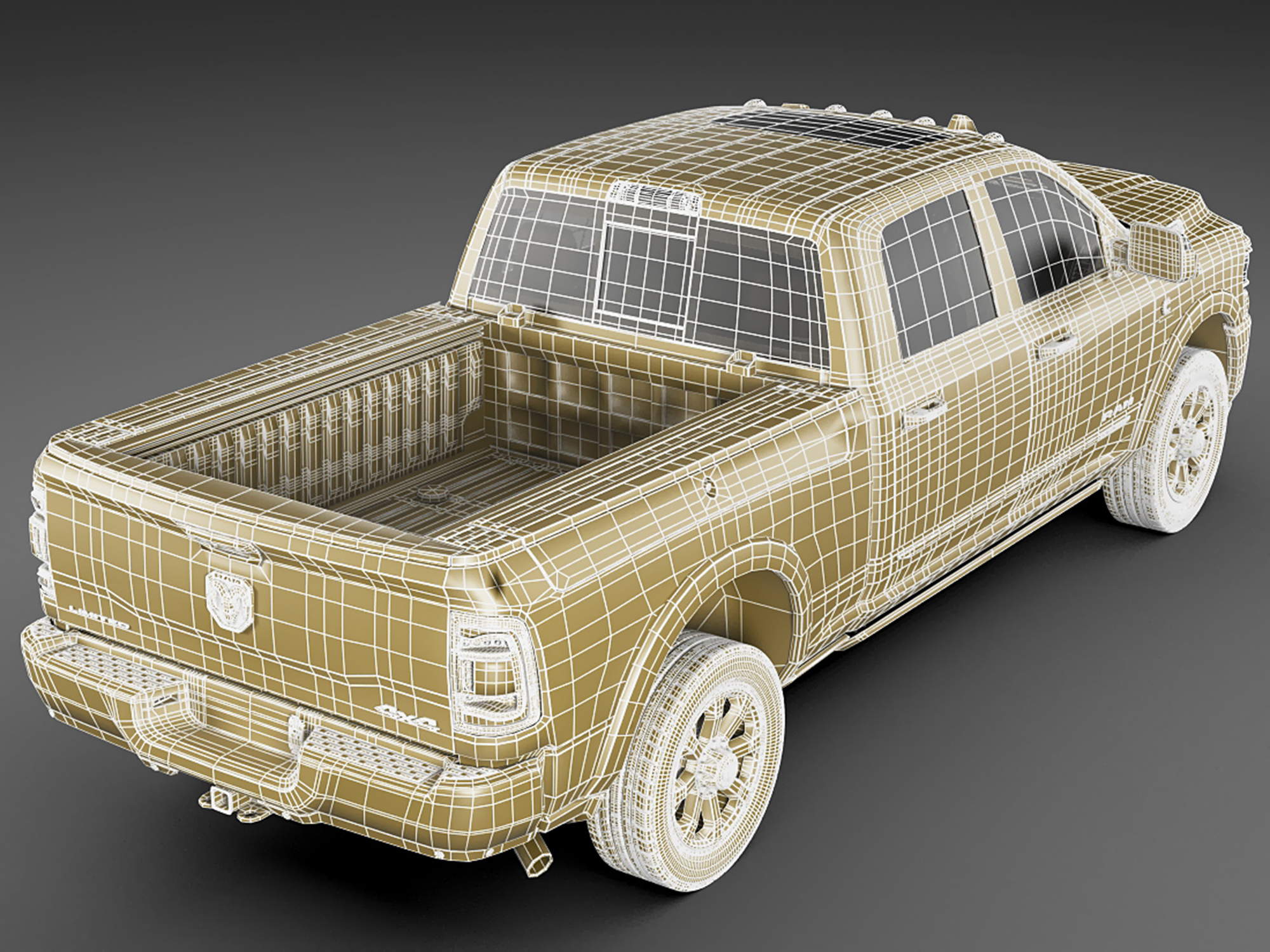 modelo 3d Ram 2500 HD Limited 2019 - TurboSquid 1412893