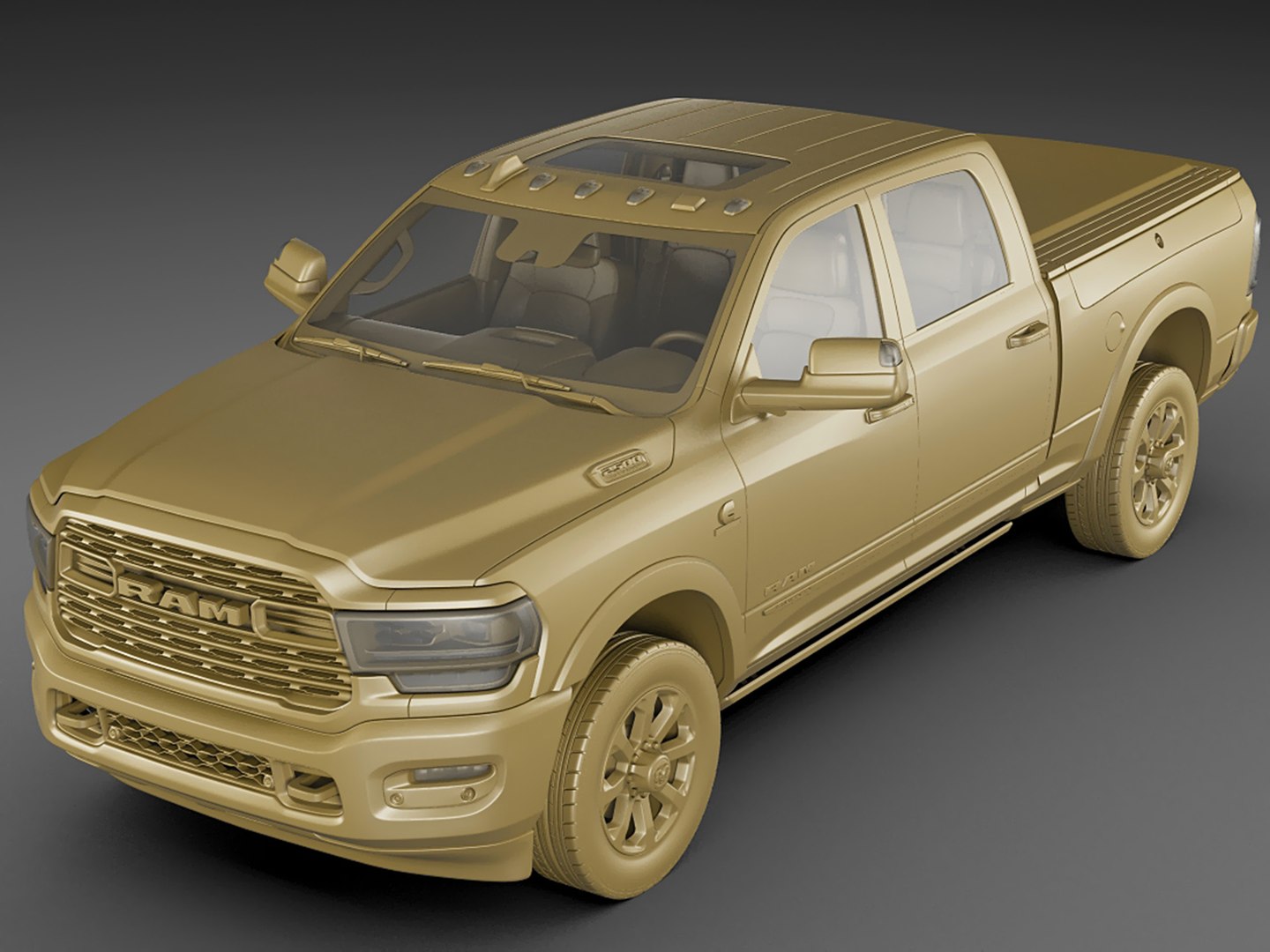 Ram 2500 Hd 3D Model - TurboSquid 1412893