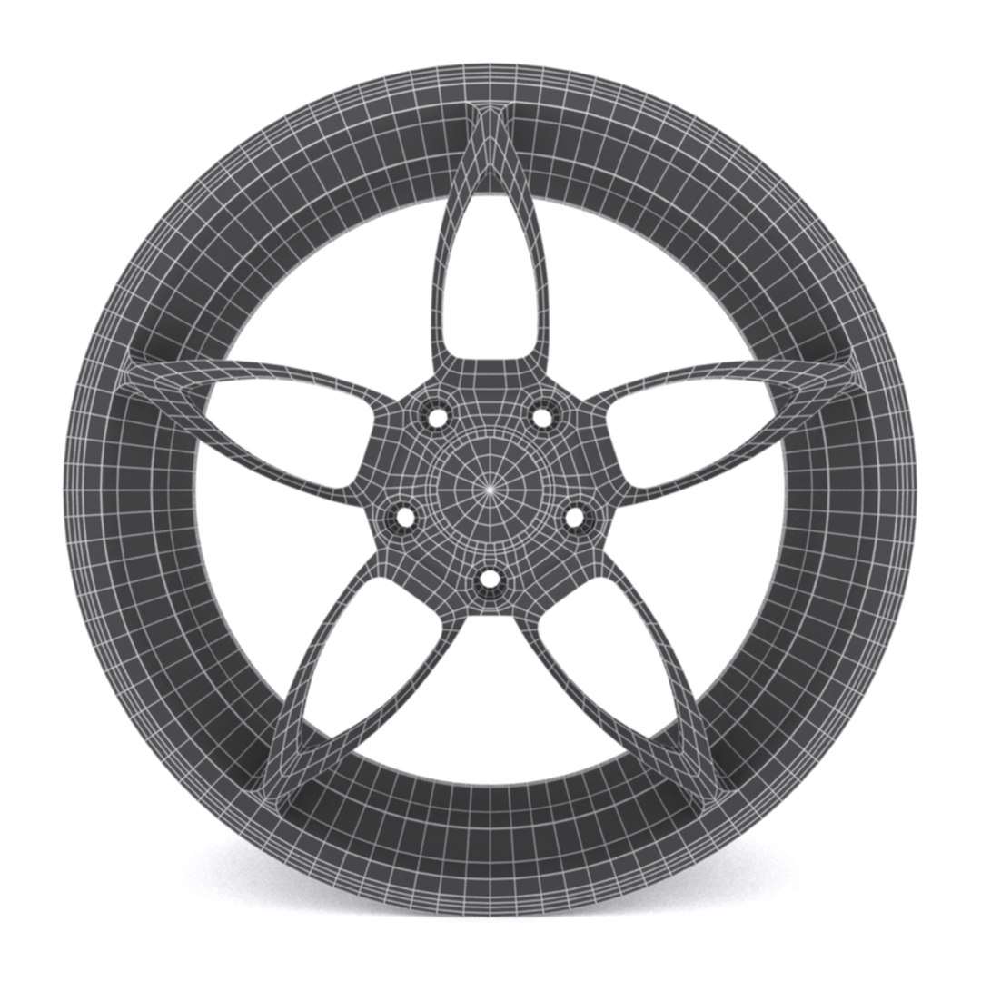 3D Concept Car Wheel - TurboSquid 1187164
