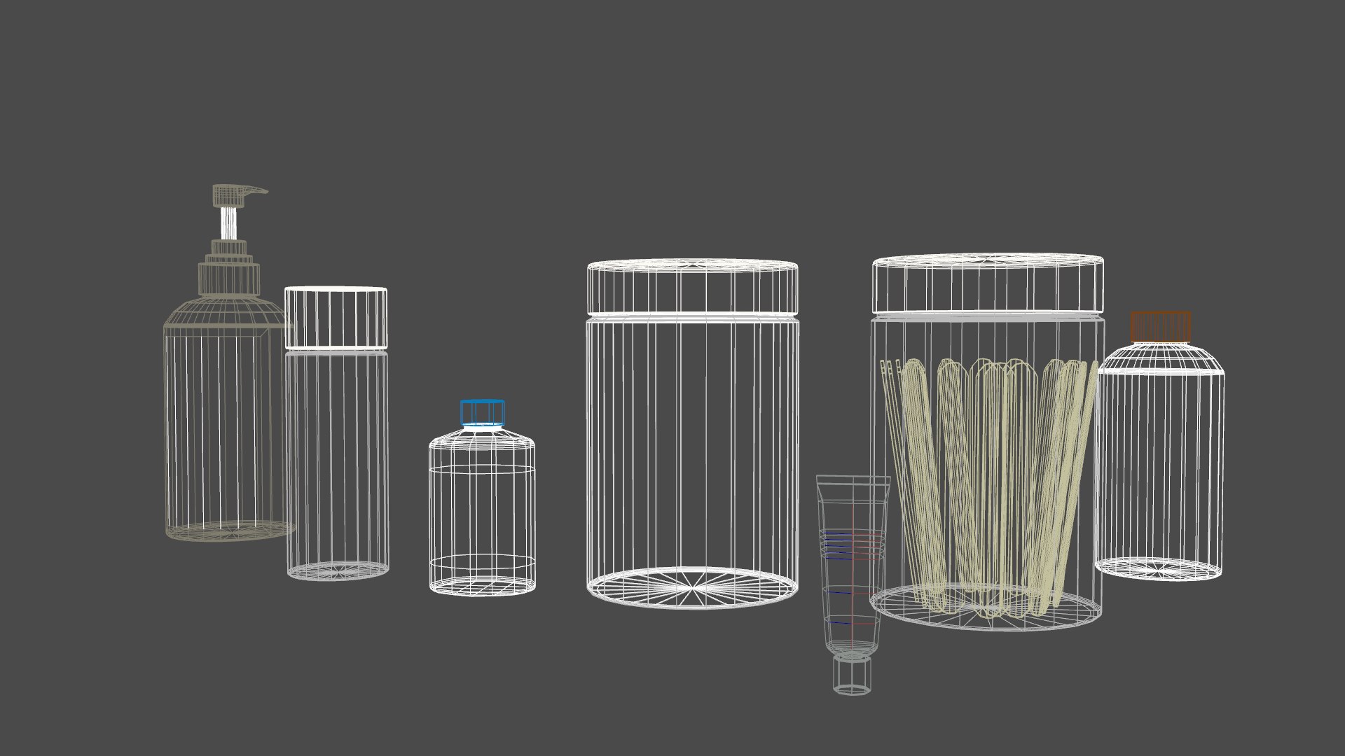 3D Medical Bottles And Jars Pack Low-poly 3D Model Model - TurboSquid ...