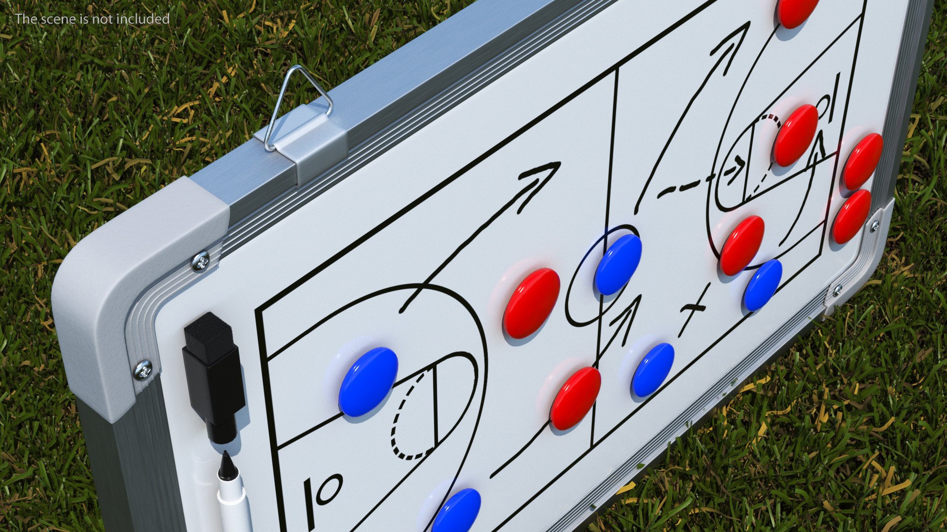 3D Basketball Coaching Board With Game Plan Fur - TurboSquid 1961519