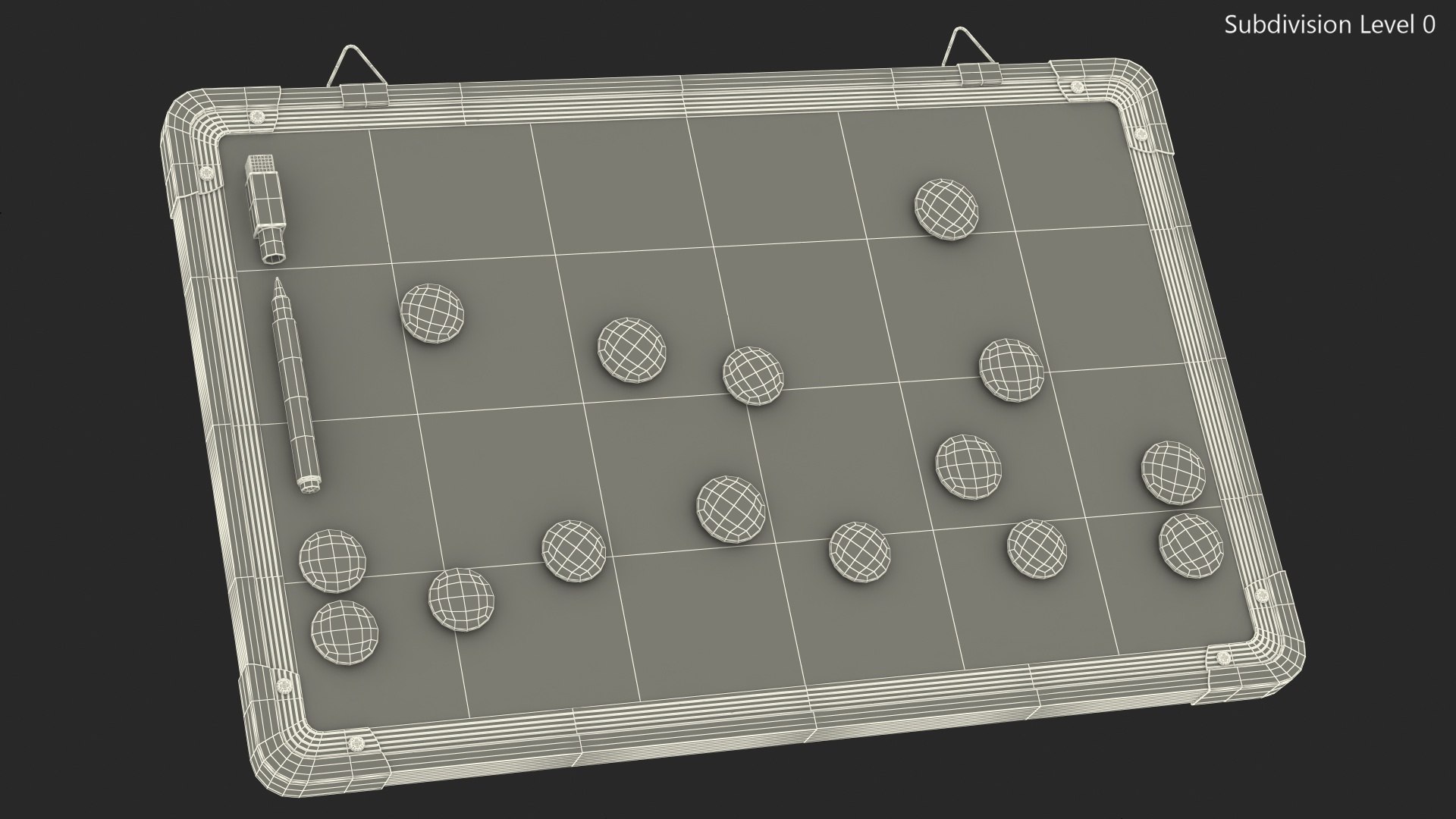 3D Basketball Coaching Board With Game Plan Fur - TurboSquid 1961519