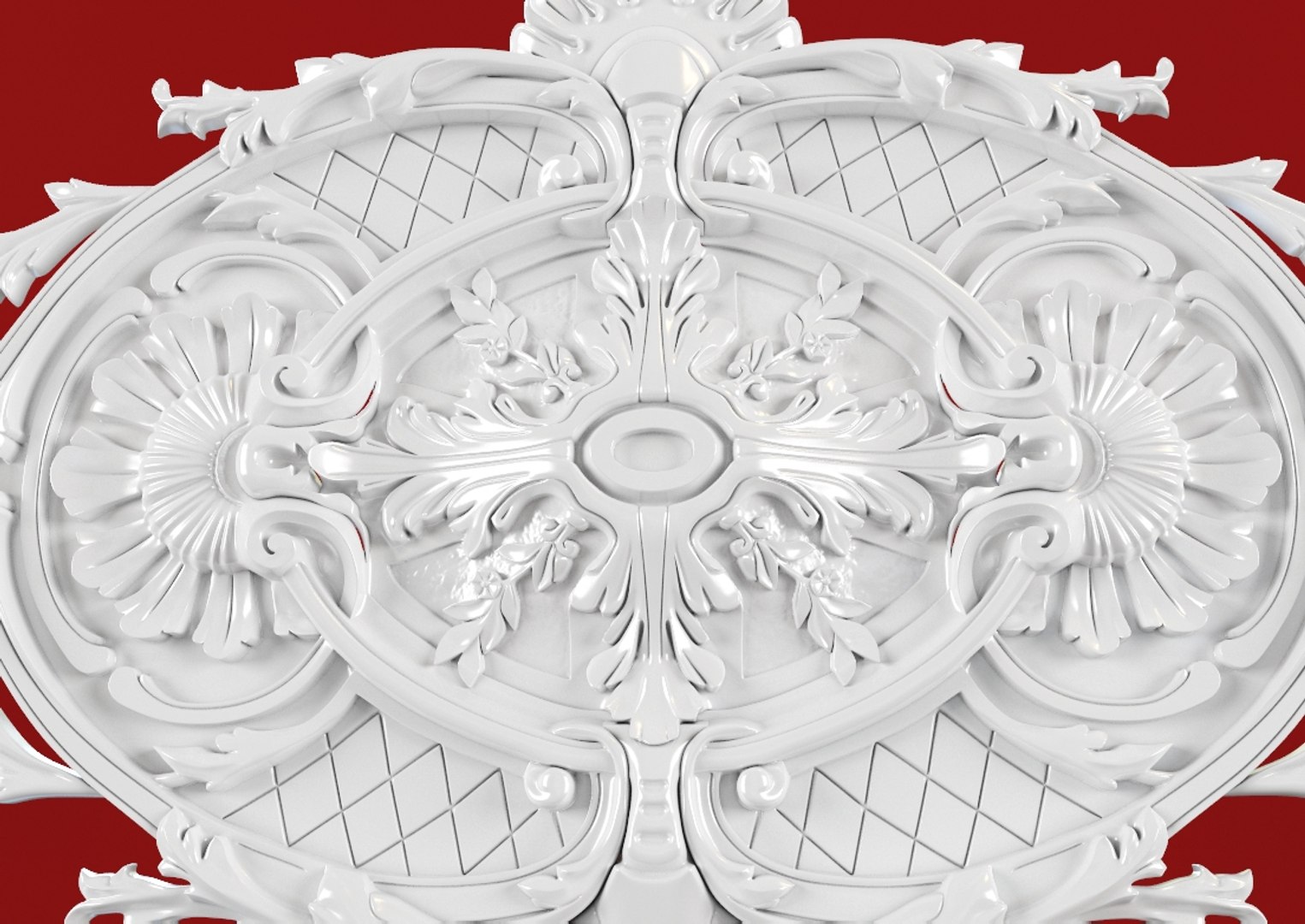 Decor Gips Lepnina 3d Max